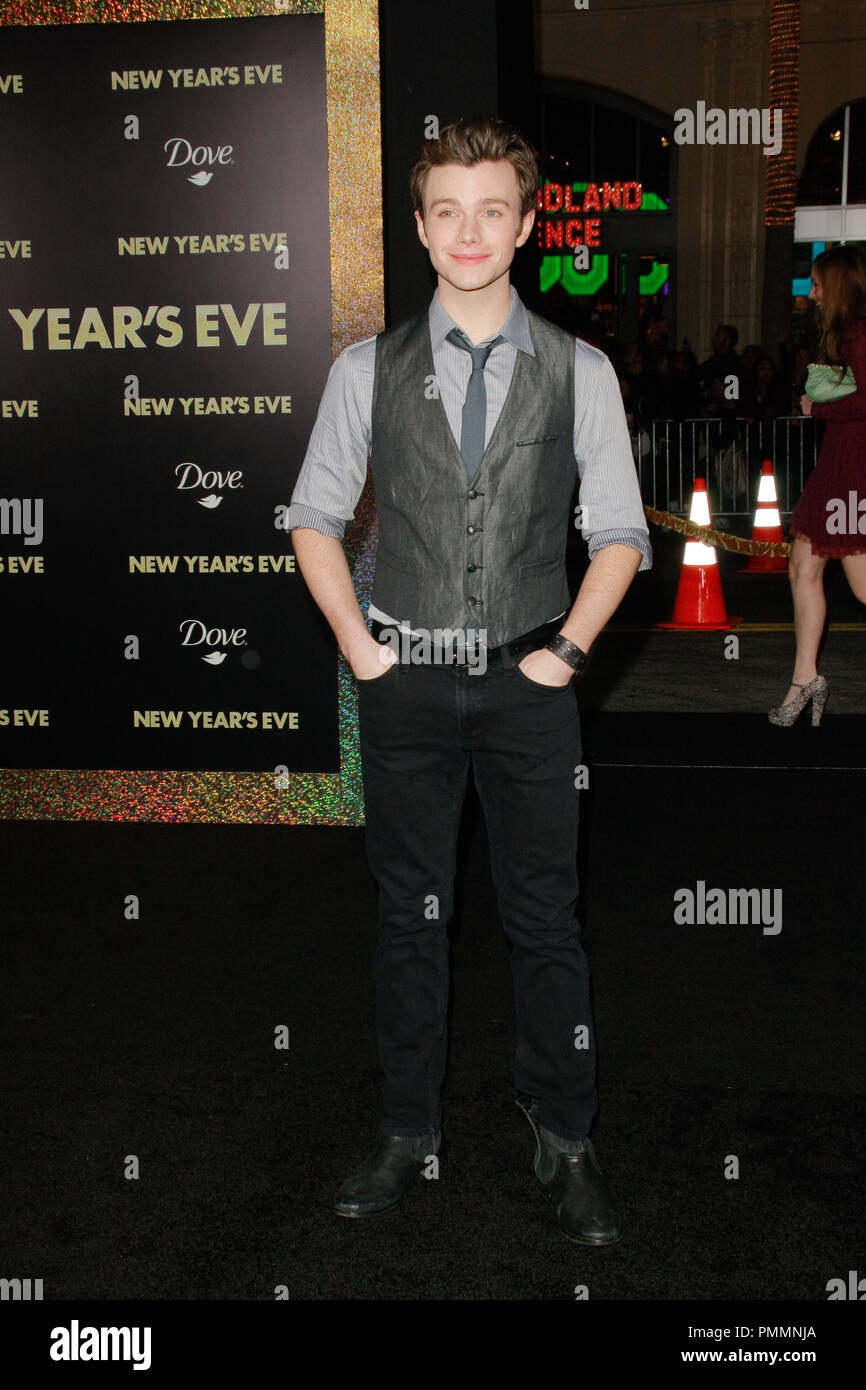 Chris Colfer at the World Premiere of Warner Brothers Pictures' "New ...