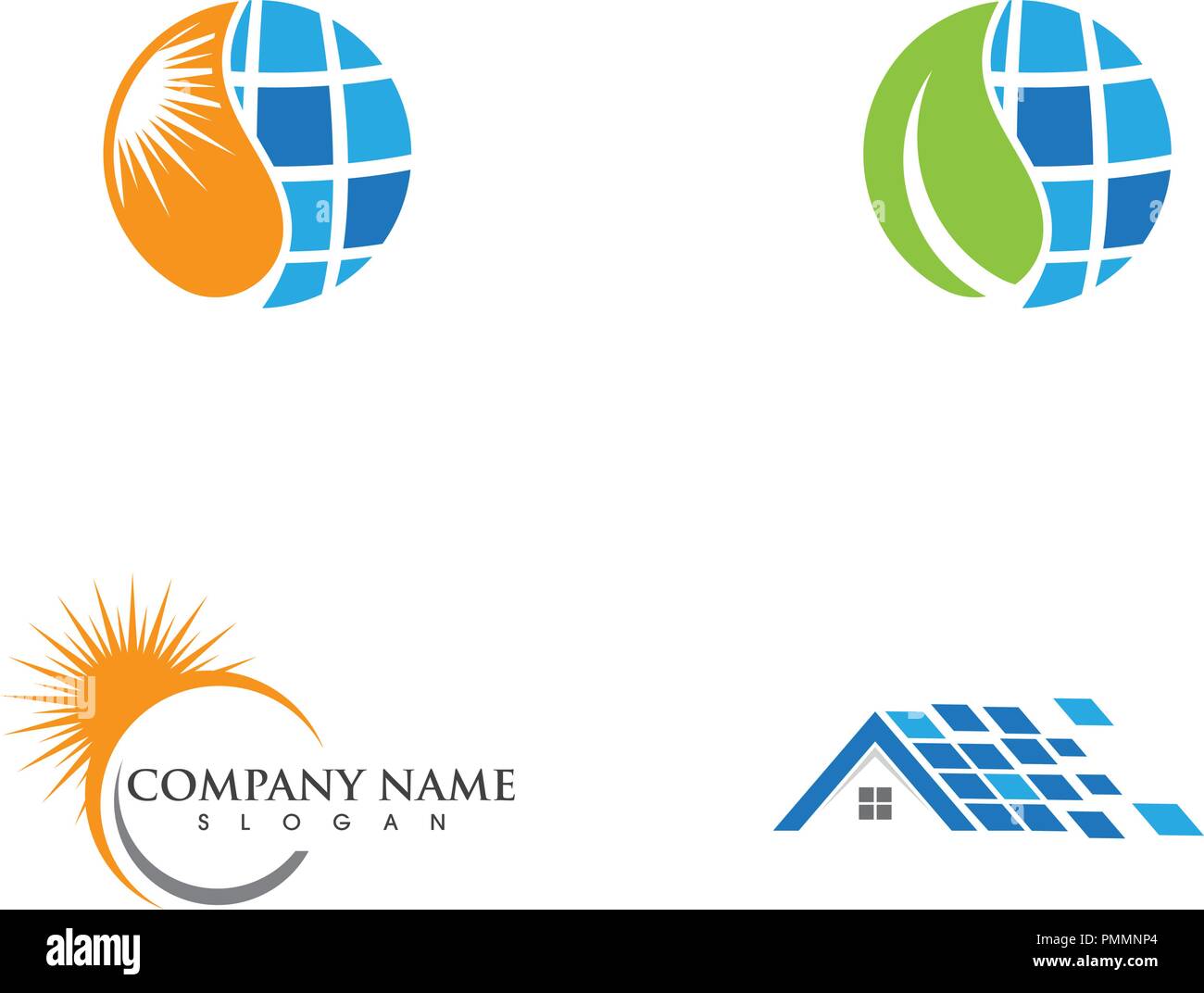 Solar panel logo Cut Out Stock Images & Pictures - Alamy