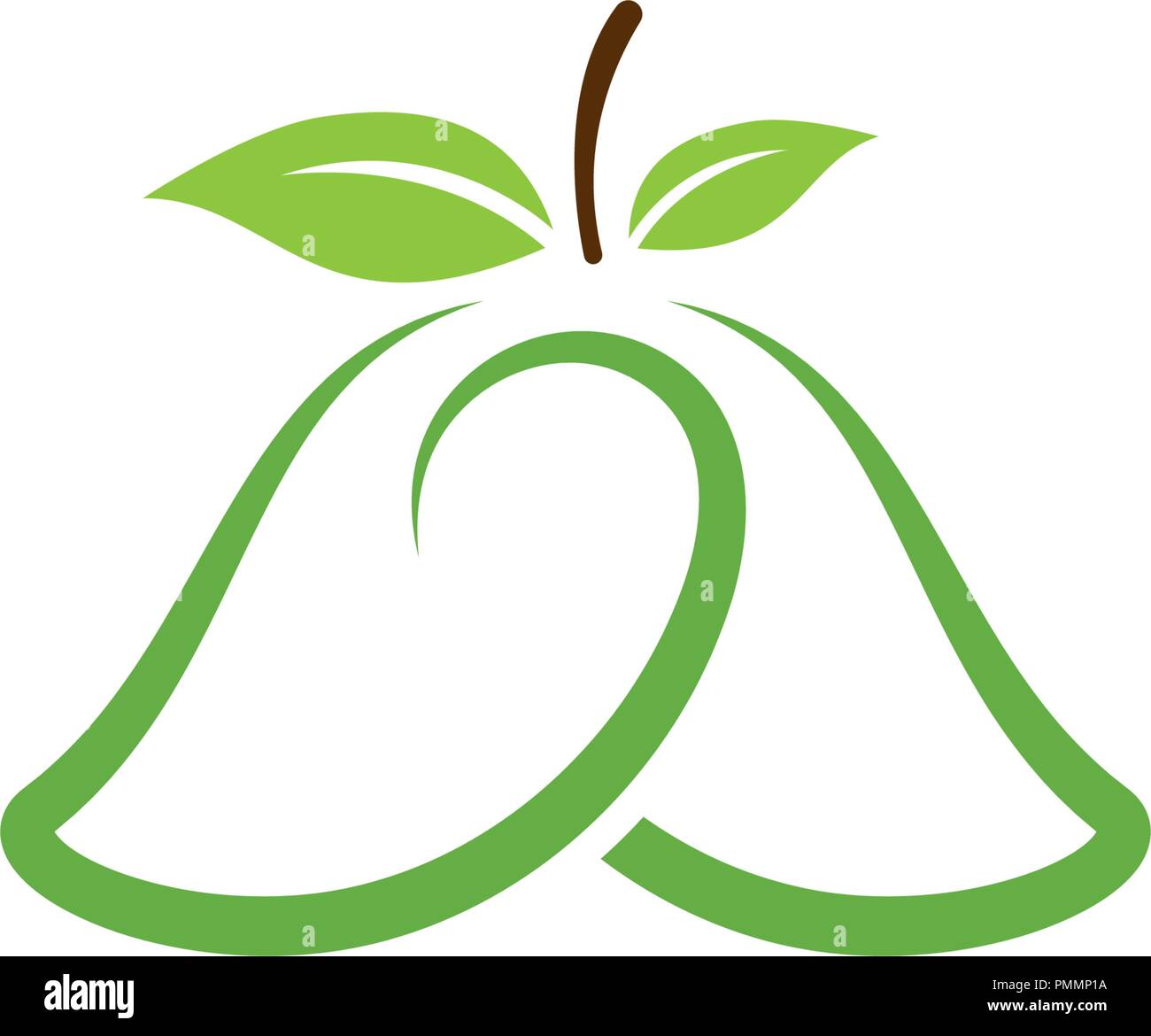 Mango Vector Logo Mango In Flat Style. Mango Vector Logo Stock Vector