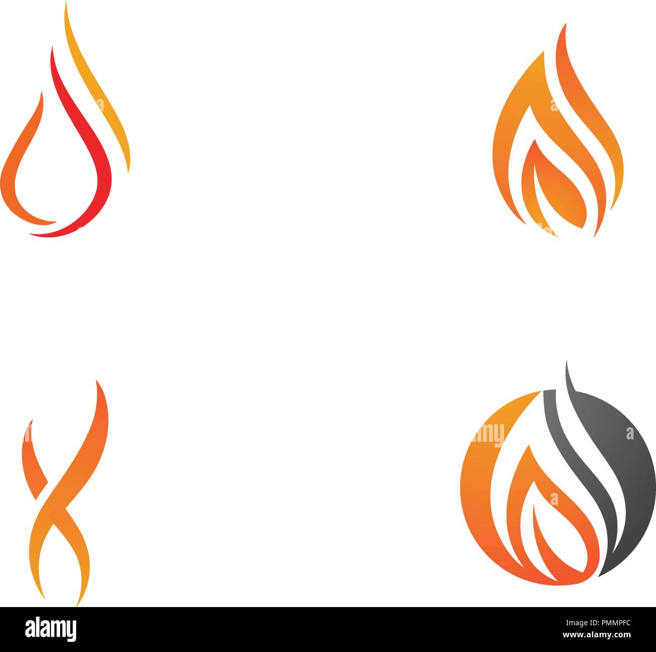 Fire flame vector illustration design template Stock Vector Image & Art ...