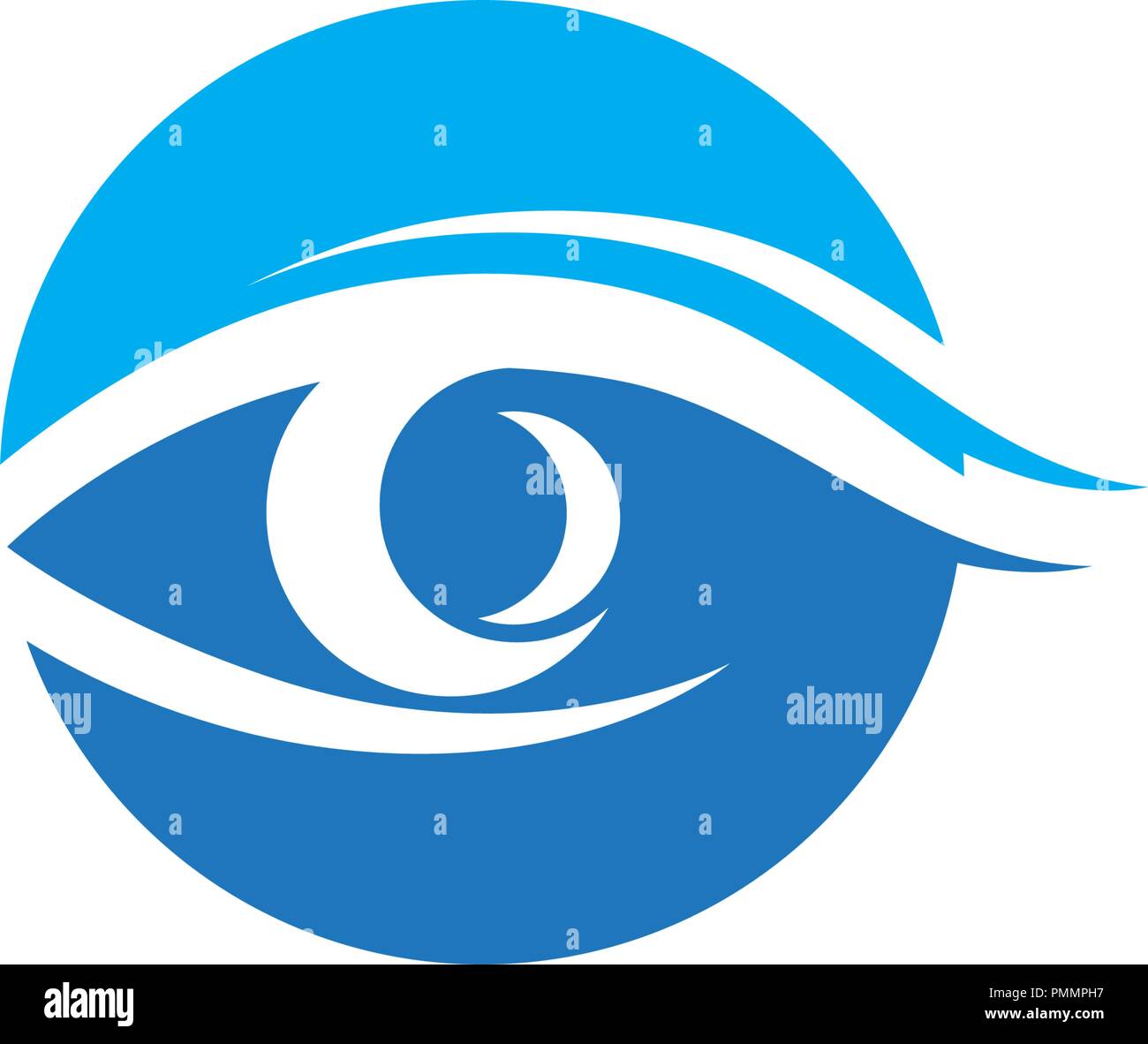 Branding Identity Corporate Eye Care vector logo design Stock Vector ...