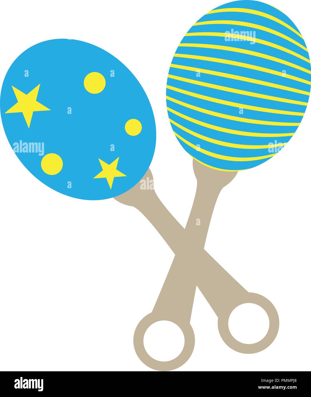 Isolated baby shaker icon Stock Vector Image & Art - Alamy