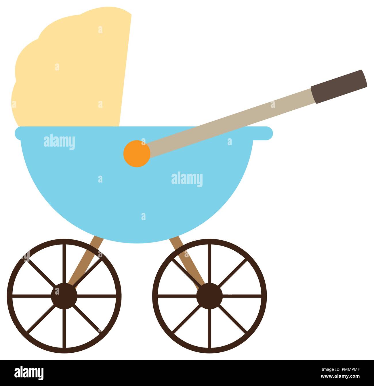 Baby stroller for toddler Stock Vector Images - Alamy