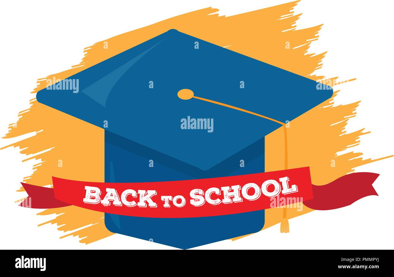 Graduation cap. Back to school concept image Stock Vector Image & Art ...