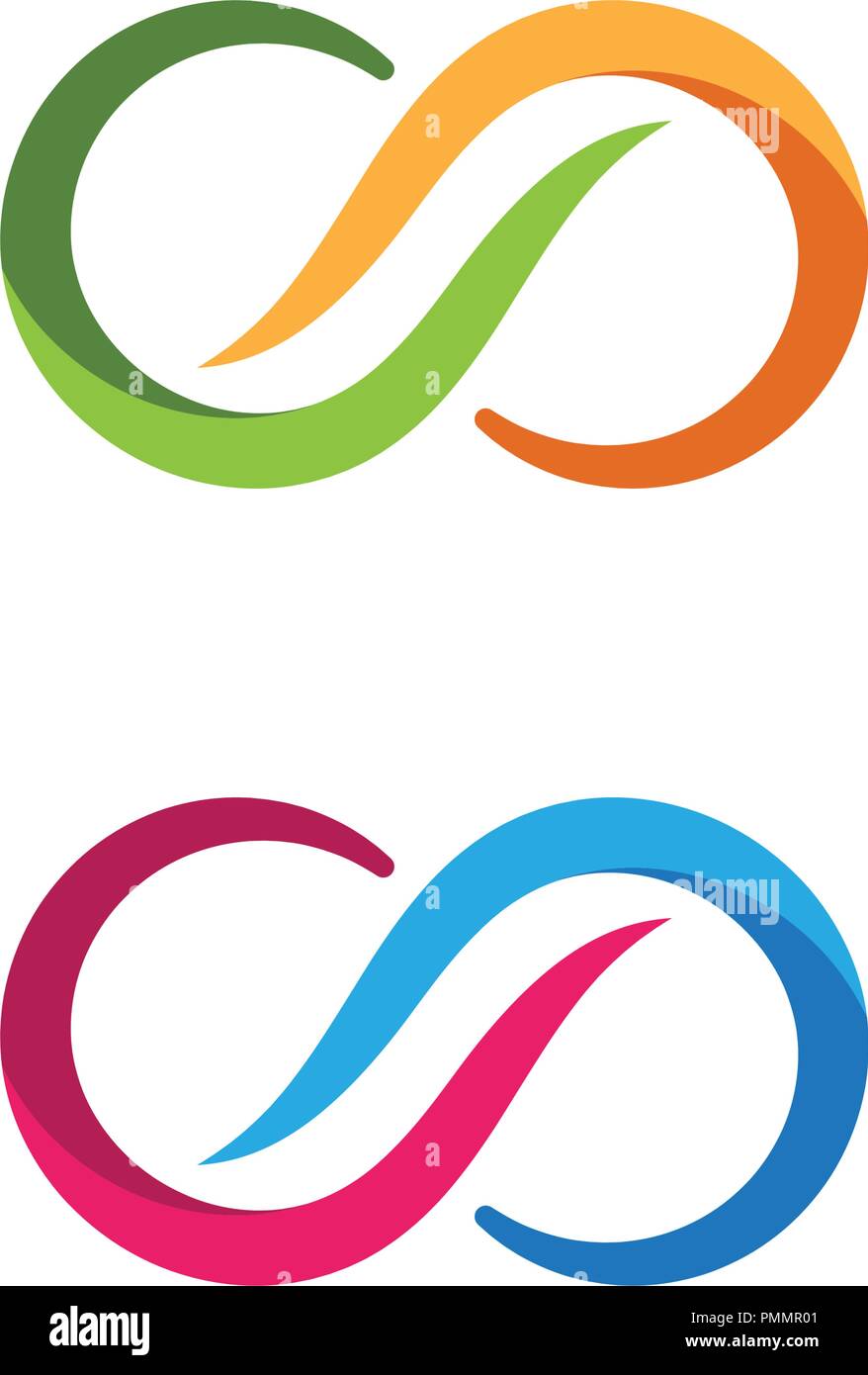 Infinity Design Vector icon illustration Logo template design Stock ...