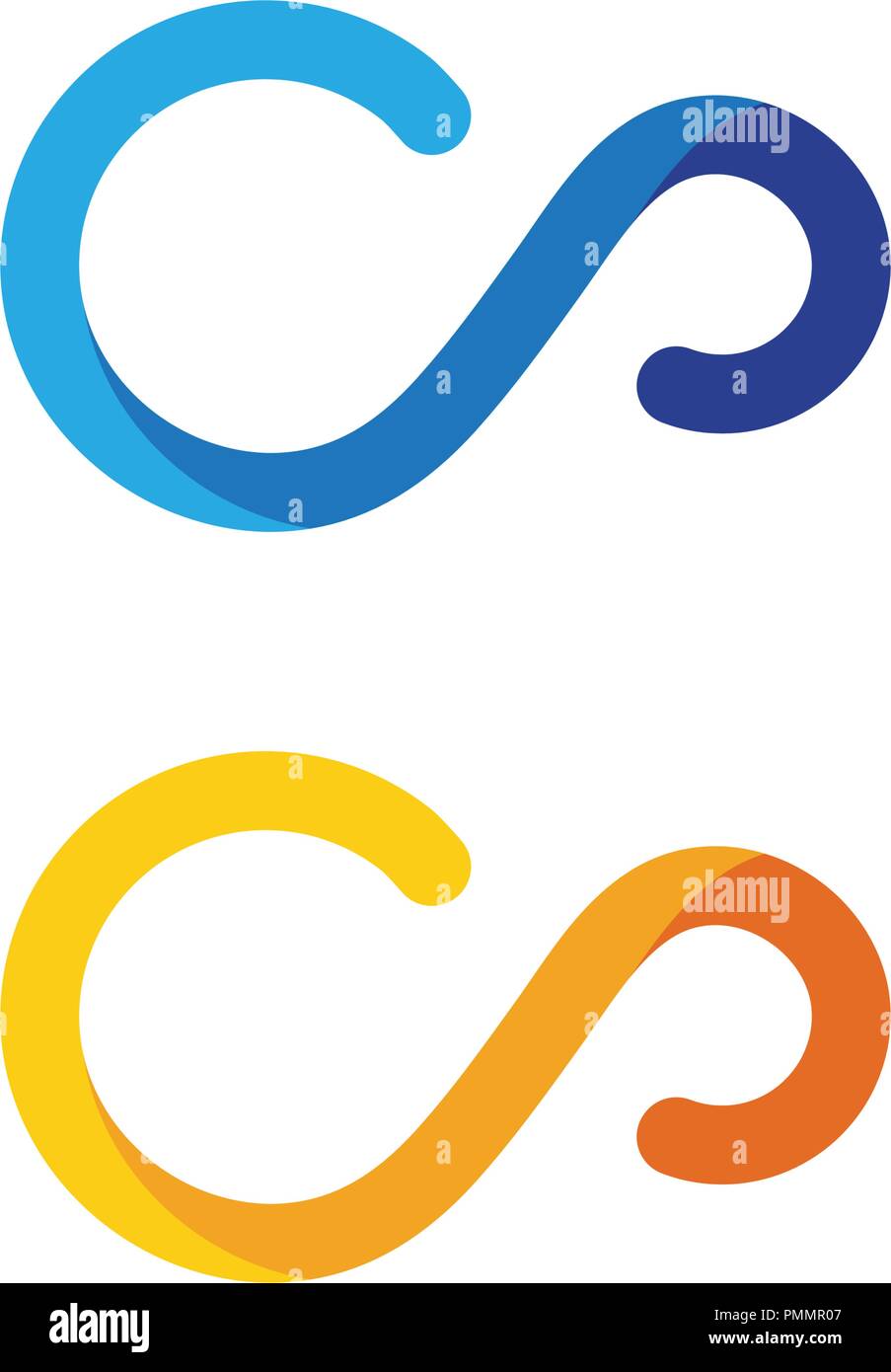 Infinity Design Vector icon illustration Logo template design Stock ...