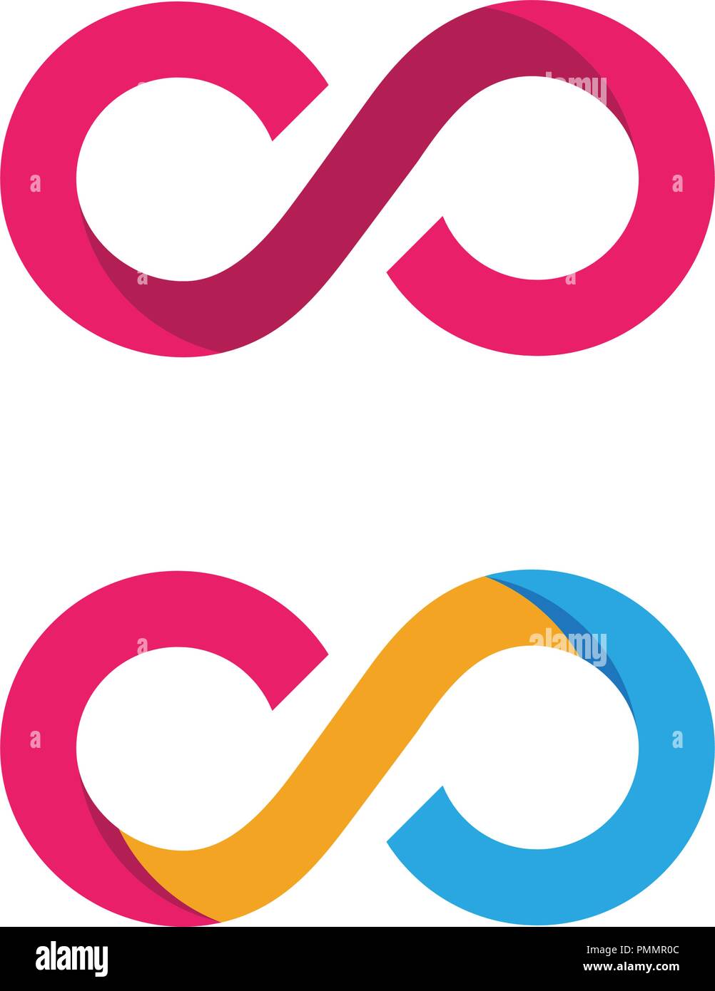 Infinity Design Vector icon illustration Logo template design Stock ...