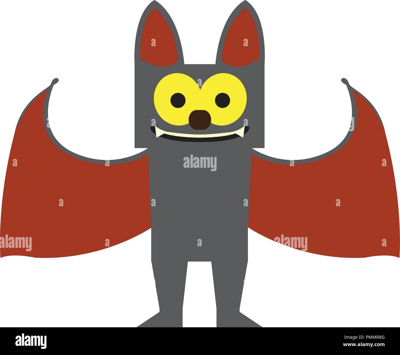 Bat face animal Stock Vector Images - Alamy