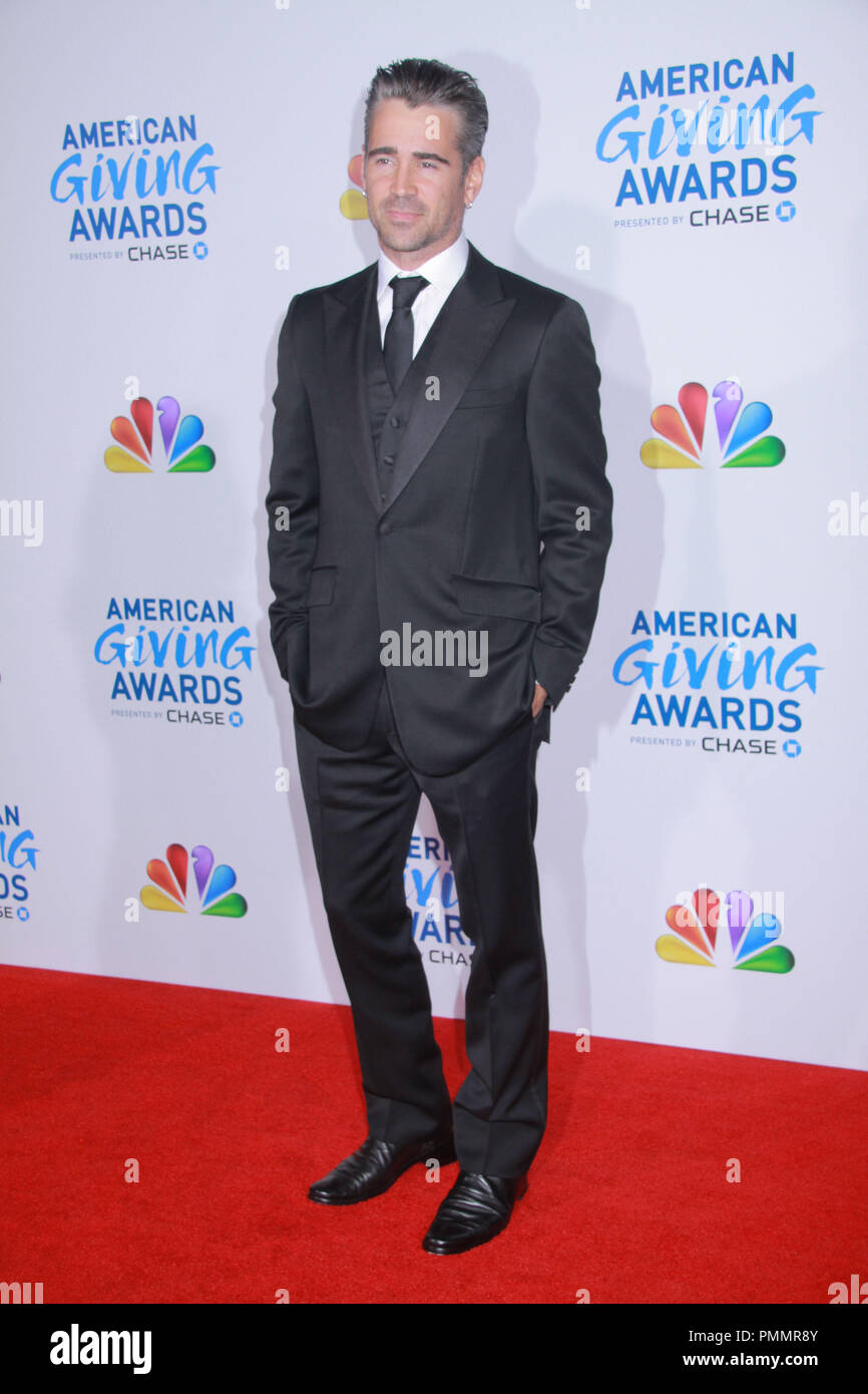 Colin Farrell 12/09/2011 "American Giving Awards" held at the Dorothy ...