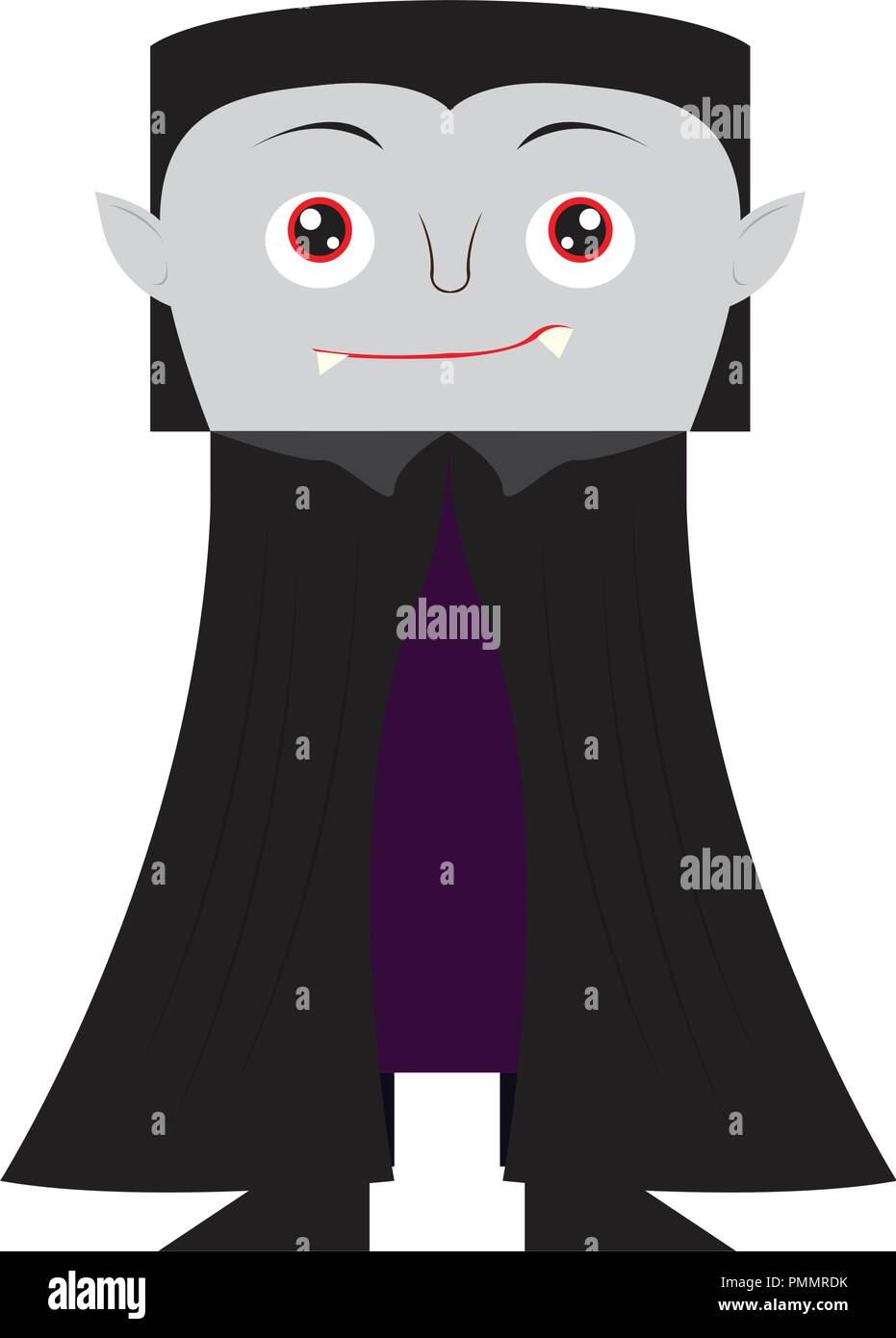 Cute halloween vampire cartoon character Stock Vector Image & Art - Alamy