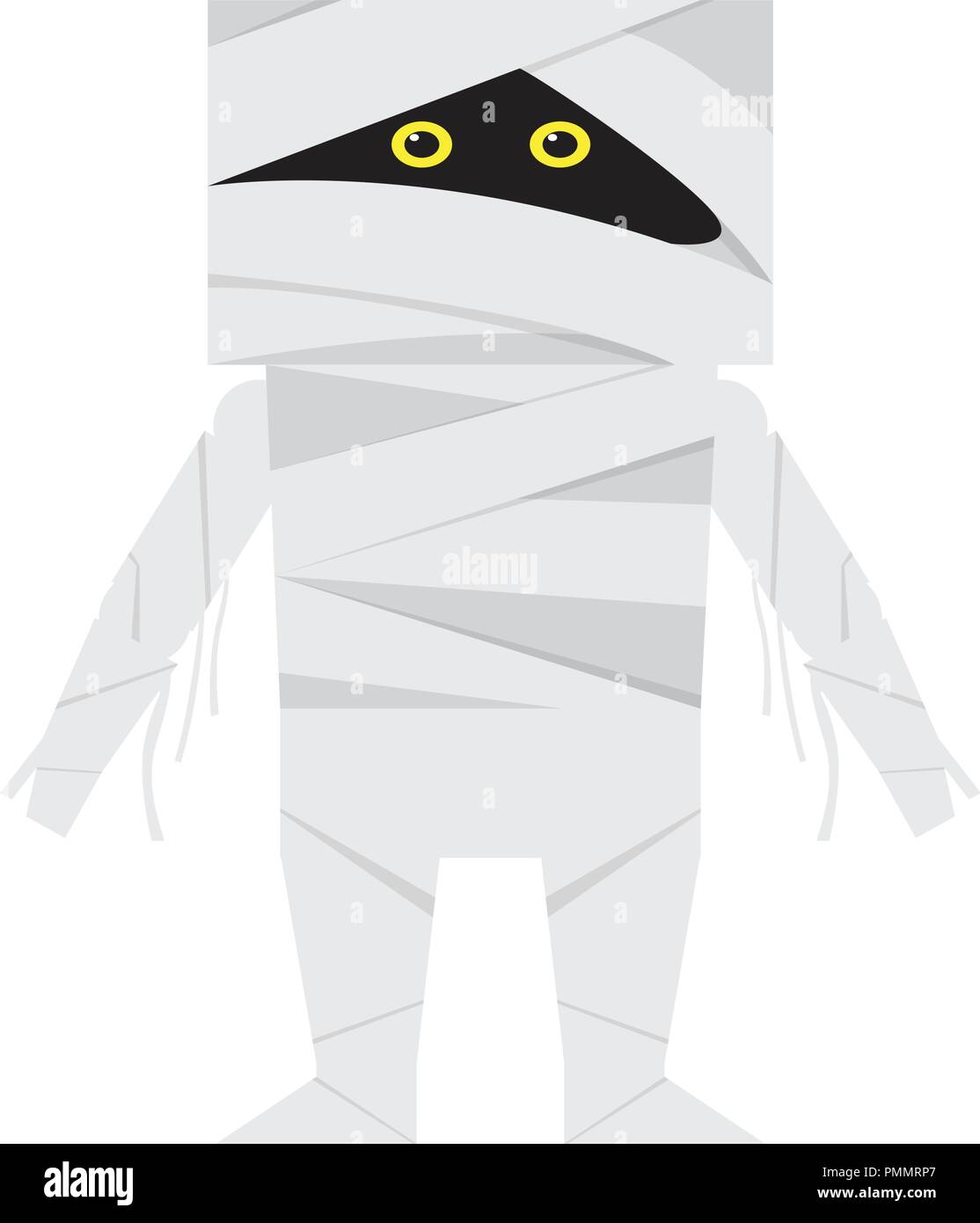 Cute halloween mummy cartoon character Stock Vector Image & Art - Alamy