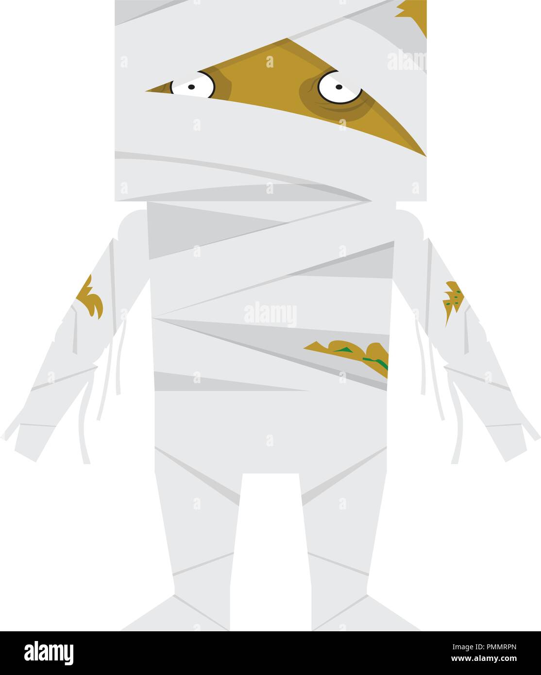 Cute halloween mummy cartoon character Stock Vector Image & Art - Alamy