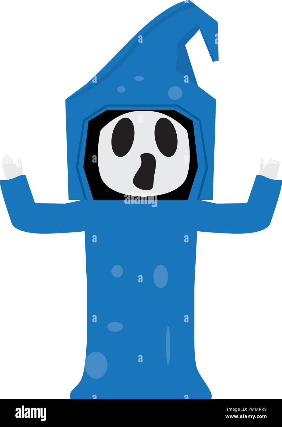 Cute halloween reaper cartoon character Stock Vector Image & Art - Alamy