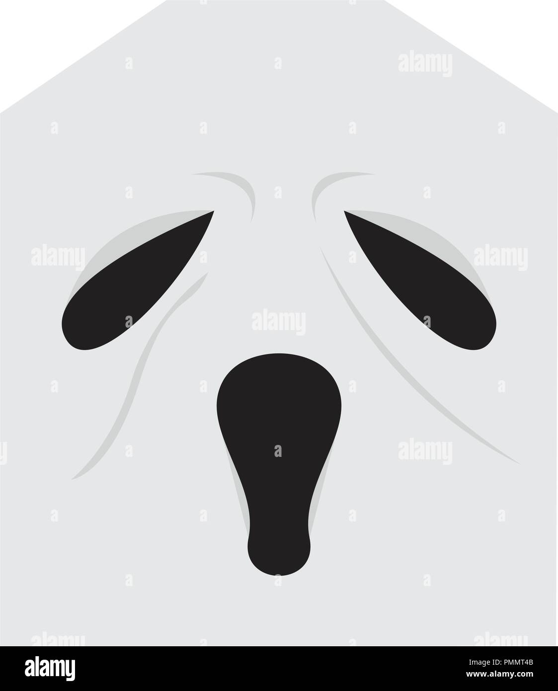 Funny colorful halloween ghost Stock Vector Images - Alamy