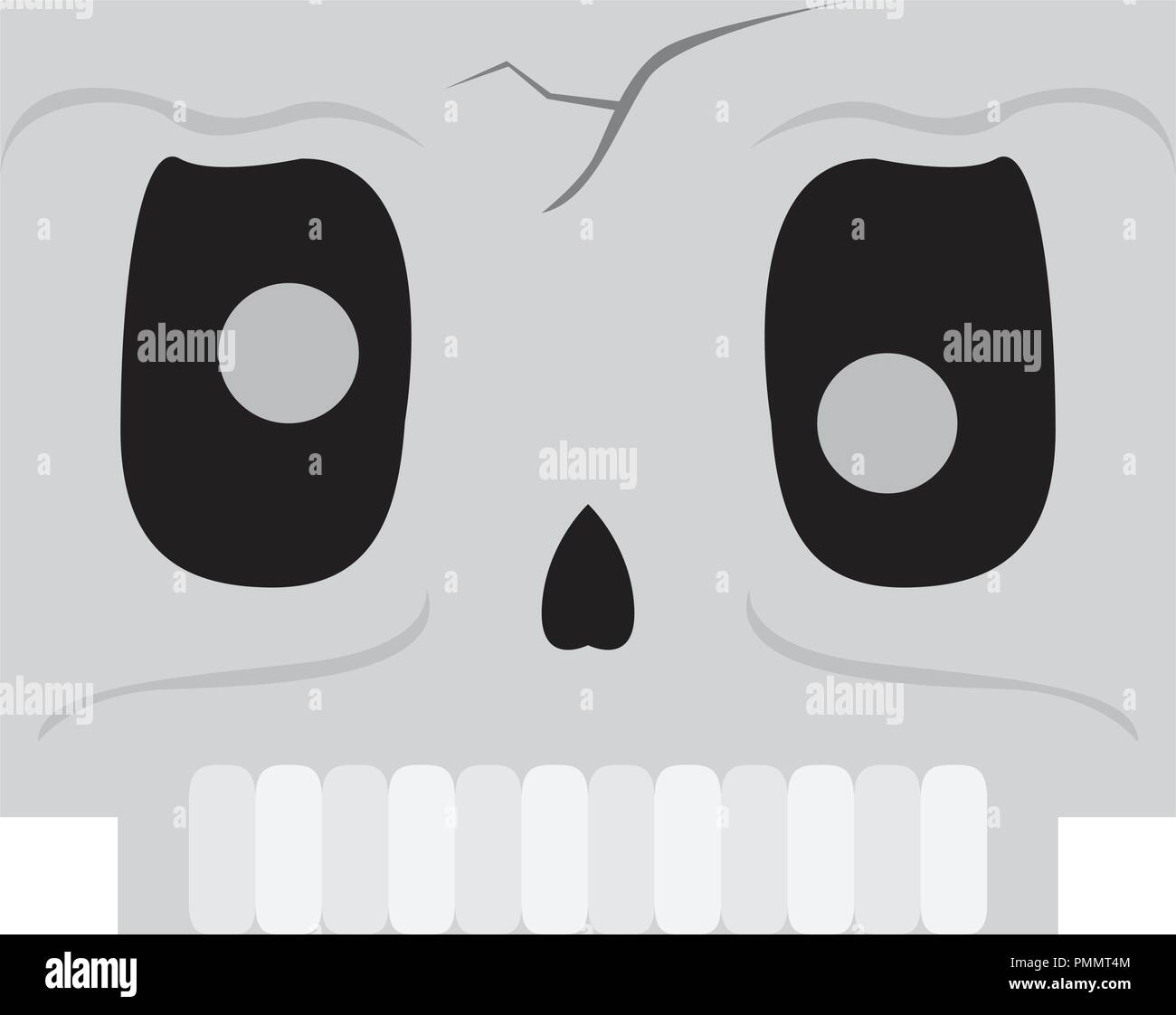 Cute halloween cartoon skeleton avatar Stock Vector Image & Art - Alamy