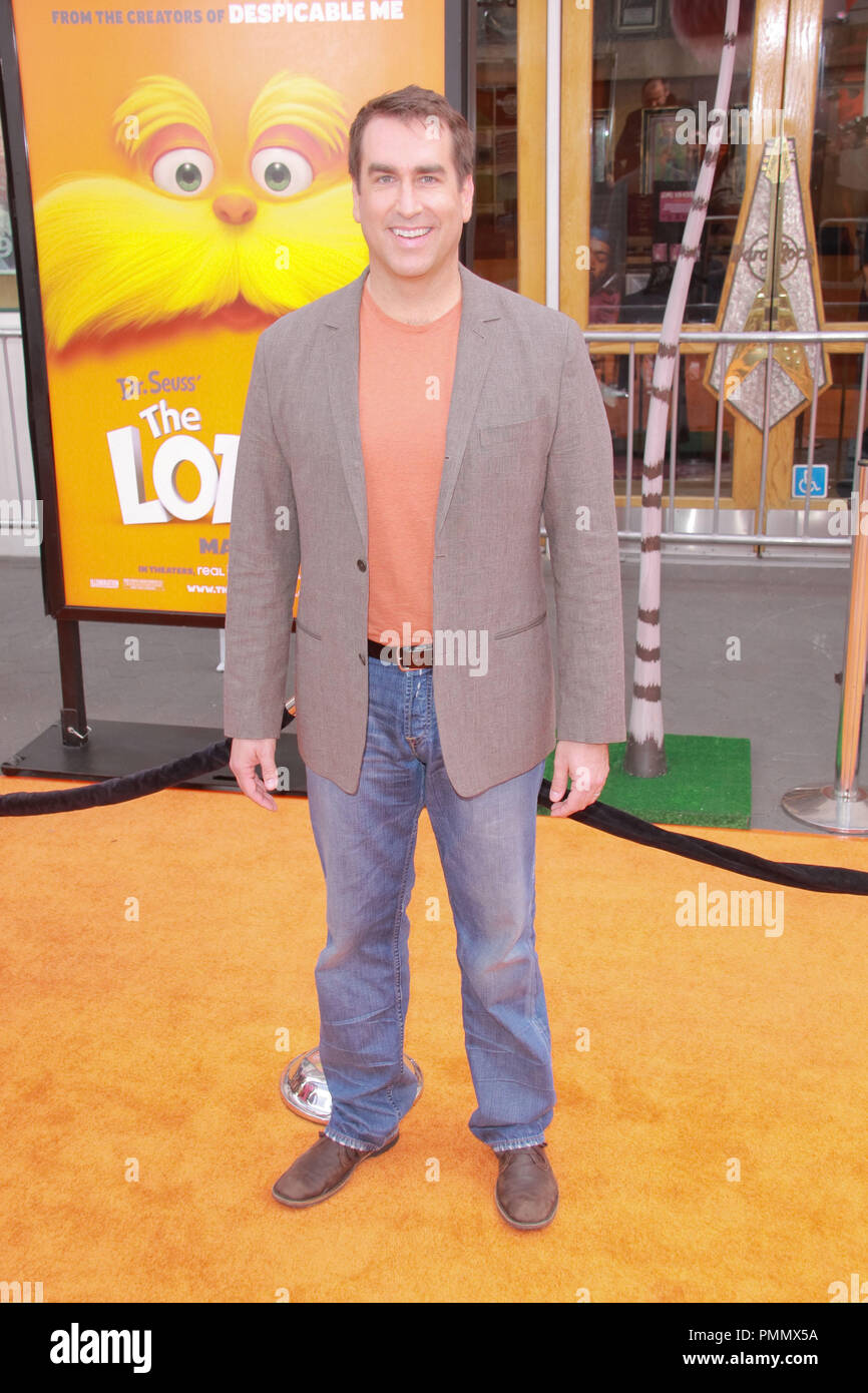 Rob Riggle 02/19/2012 "The Lorax" Premiere held at the Universal ...