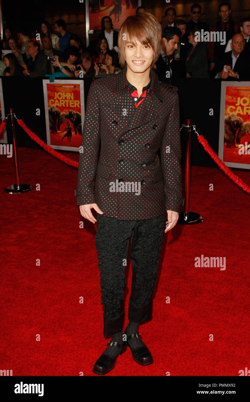 Yuma Nakayama at the World Premiere of Disney's "John Carter". Arrivals ...