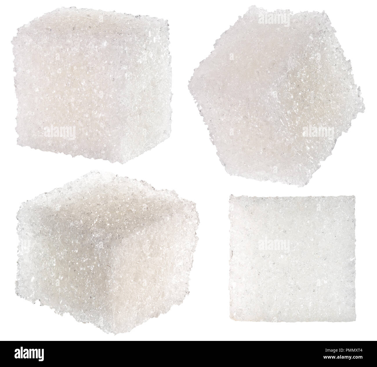 sugar cubes isolated on a white background Stock Photo - Alamy