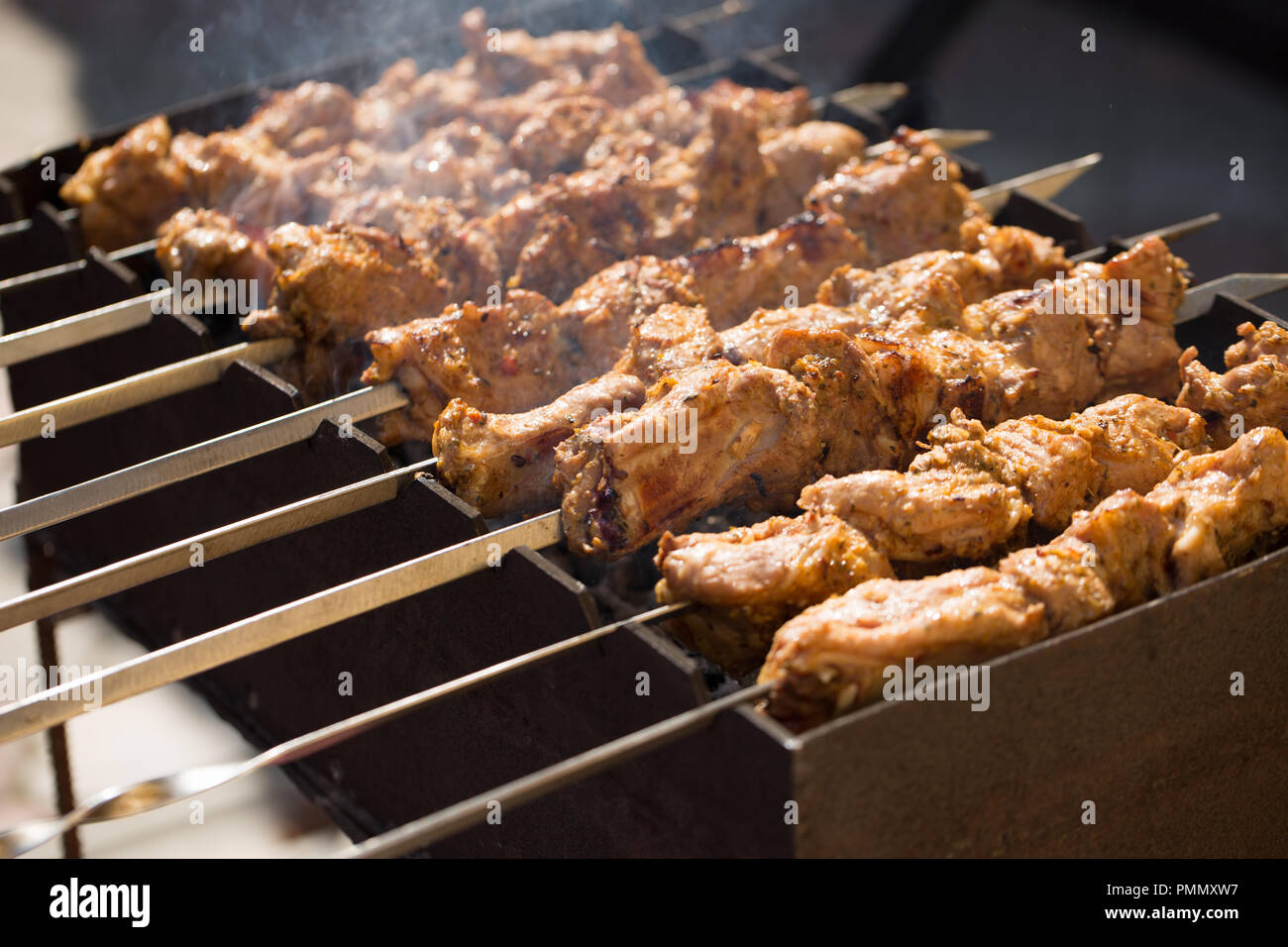 tasty barbecue meat Stock Photo - Alamy