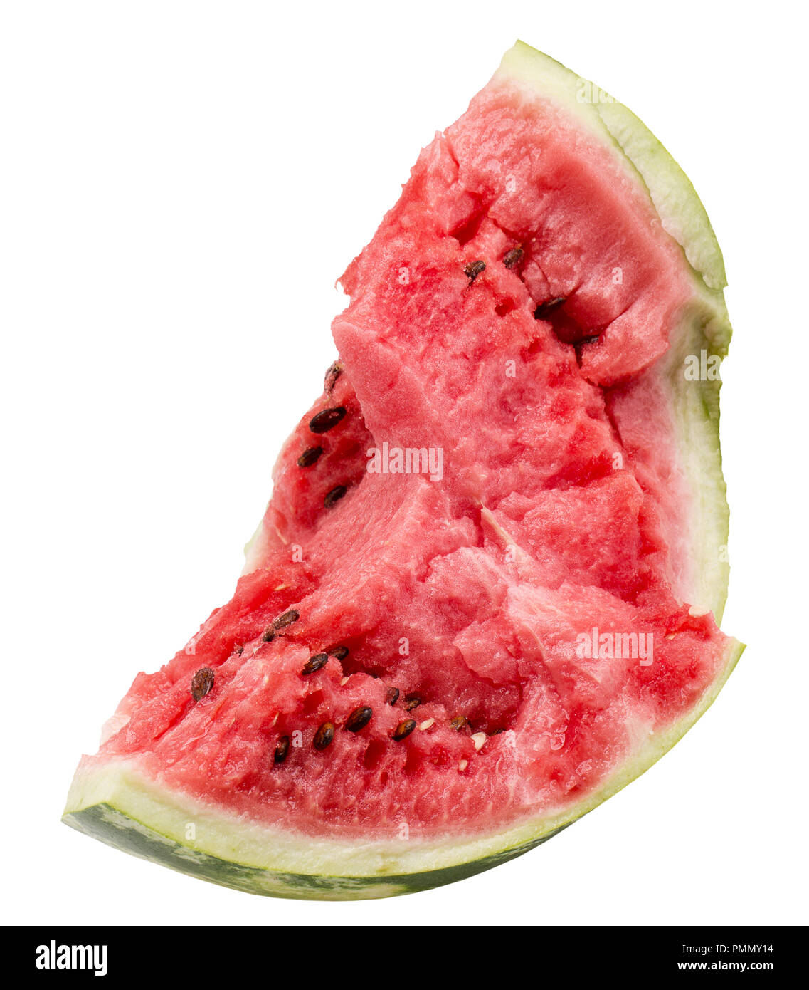 watermelon slice isolated on a white background Stock Photo - Alamy