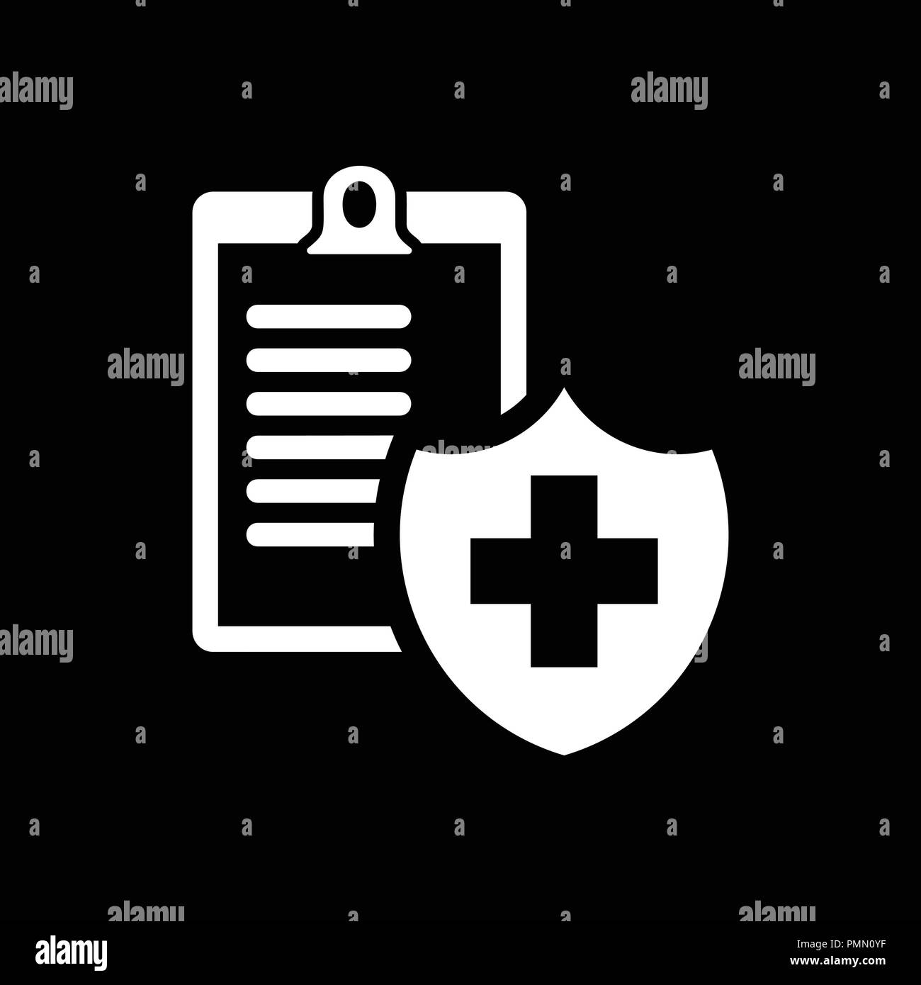 Health insurance form - Vector illustration document white Stock Vector ...