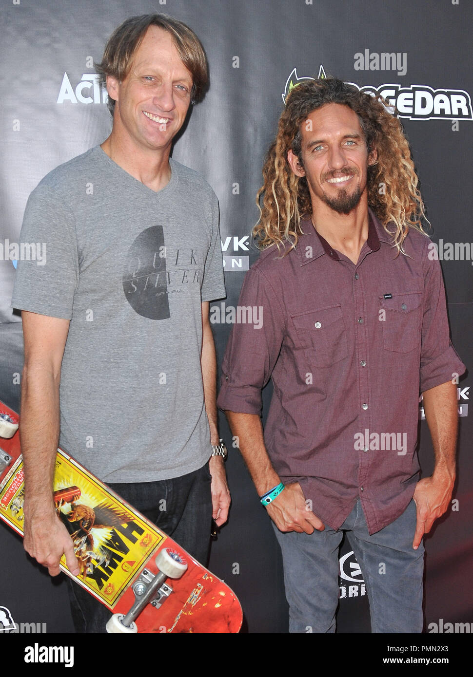Pro Skateboarder Tony Hawk & Pro Surfer Rob Machado at Tony Hawk's 8th ...
