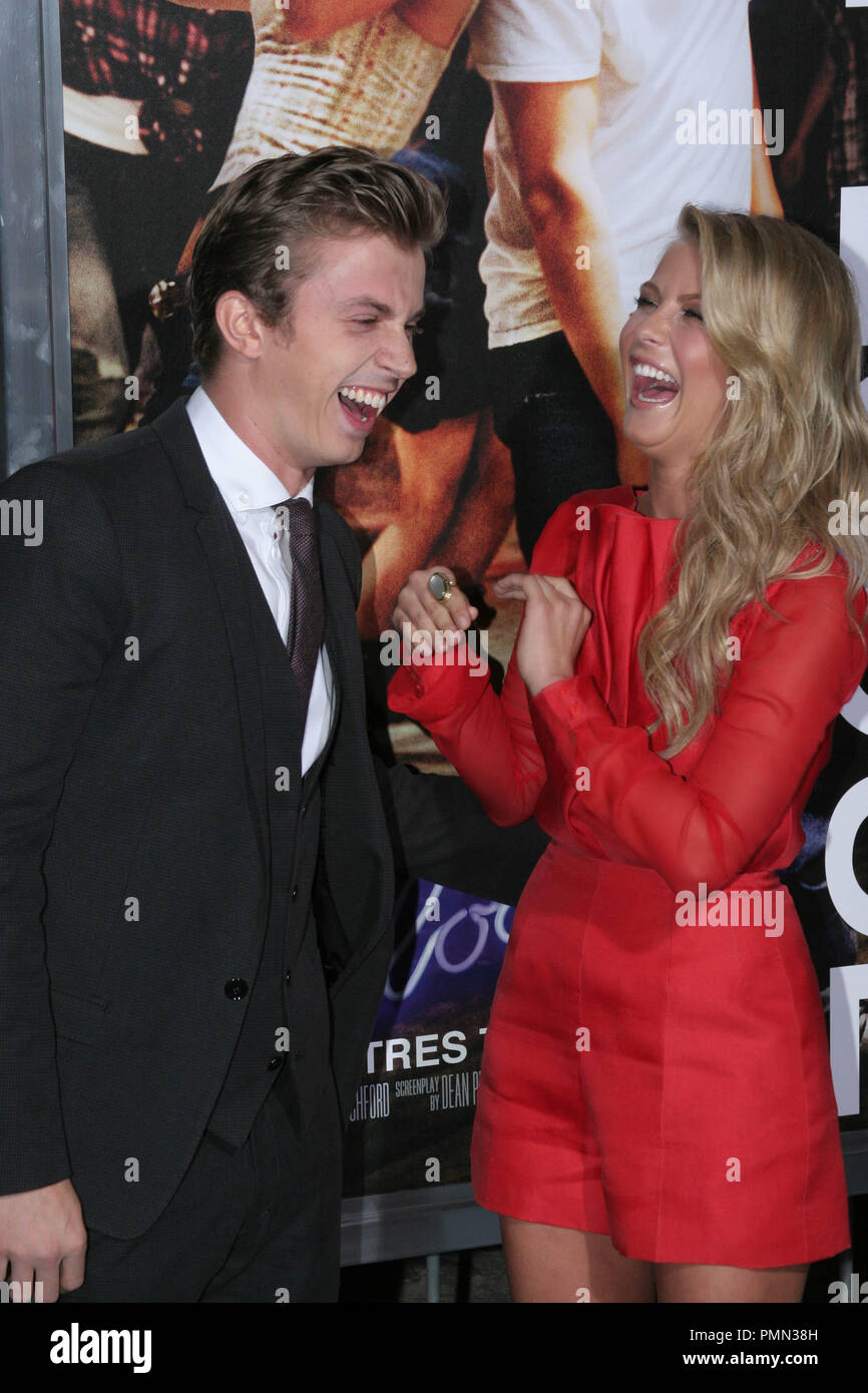 Kenny Wormald and Julianne Hough at the Los Angeles premiere of ...