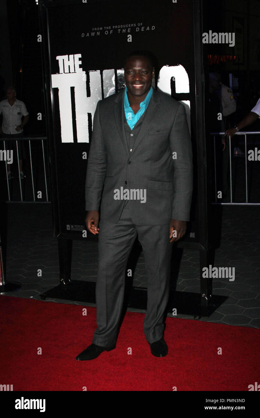 Adewale Akinnuoye-Agbaje at the world premiere of Universal Pictures ...