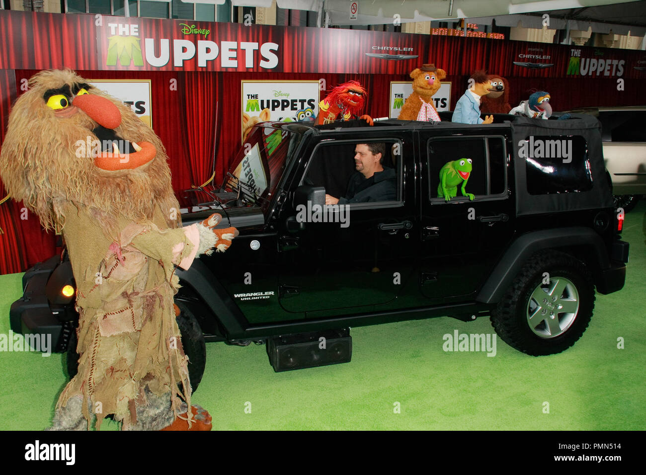 Kermit the Frog and the Muppets at the World Premiere of Disney's "The ...