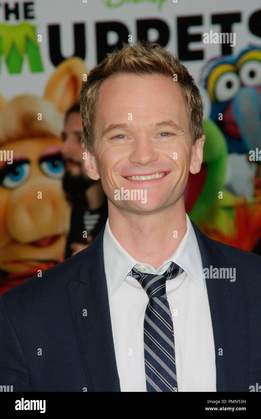 Neil Patrick Harris at the World Premiere of Disney's "The Muppets". Arrivals held at El Capitan ...