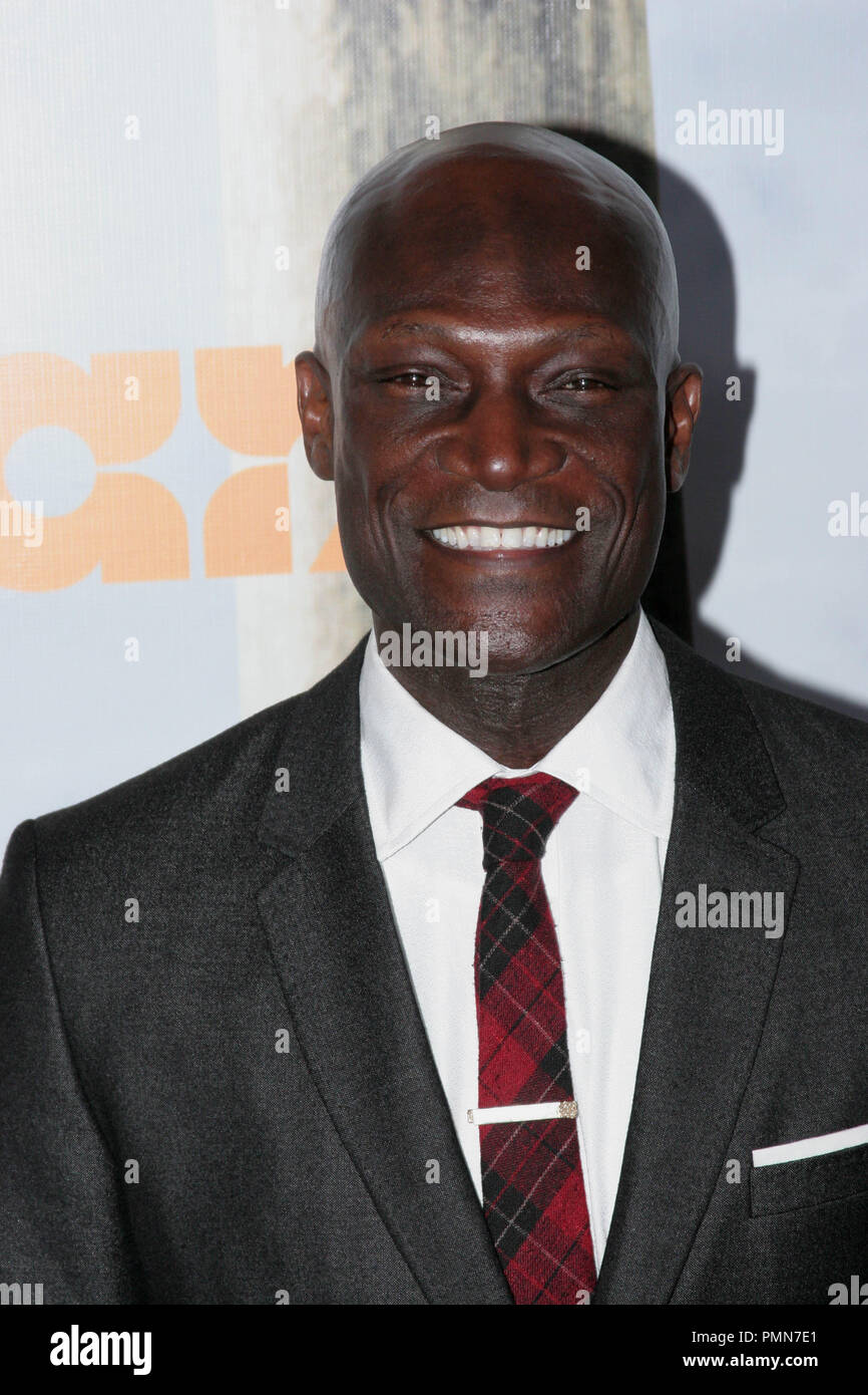 Peter Mensah at the premiere of Starz Original Series "Spartacus ...