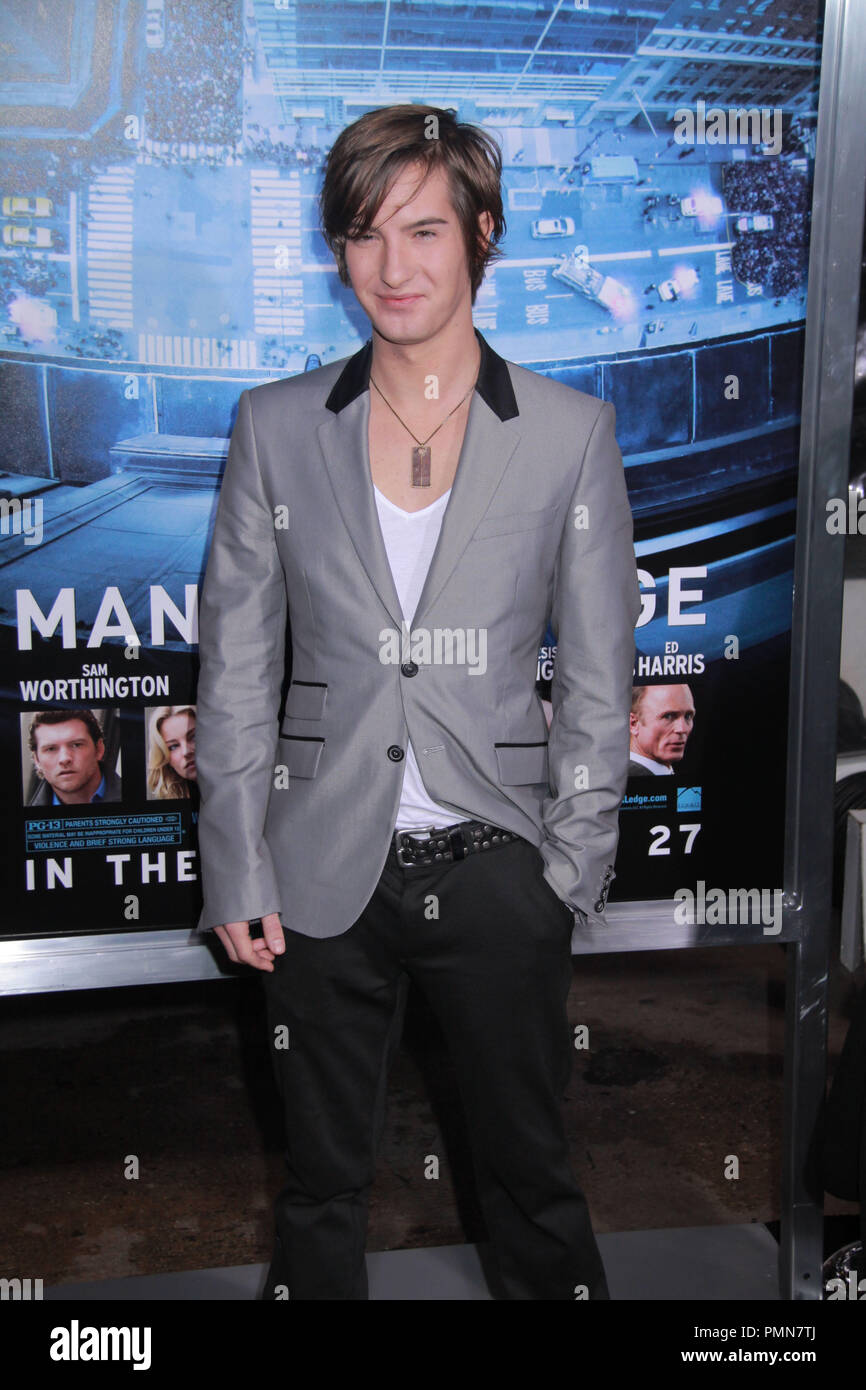 Andrew James Allen 01/23/2012 "Man On A Ledge" Premiere held at Grauman ...