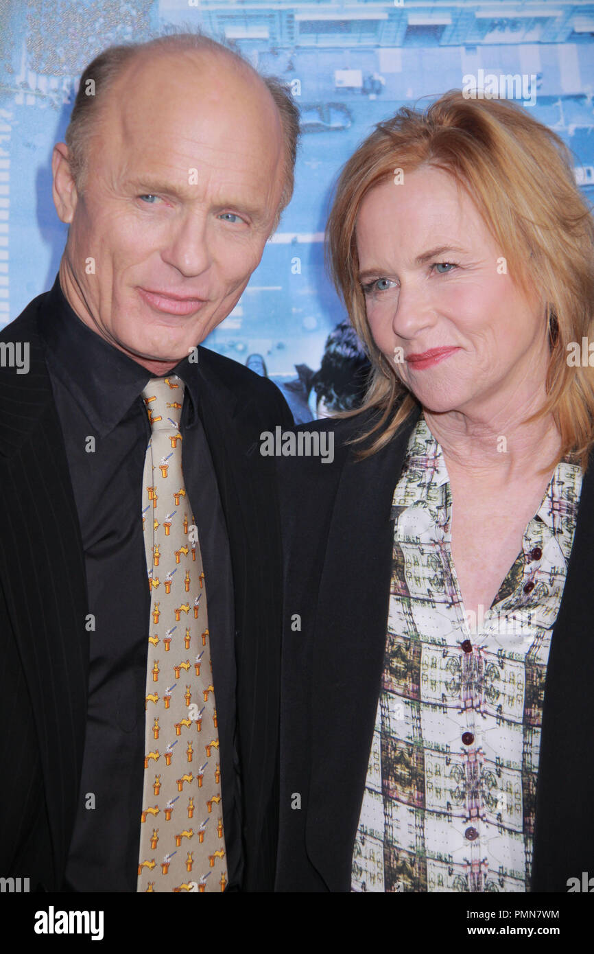 Ed Harris, Amy Madigan 01/23/2012 "Man On A Ledge" Premiere held at ...