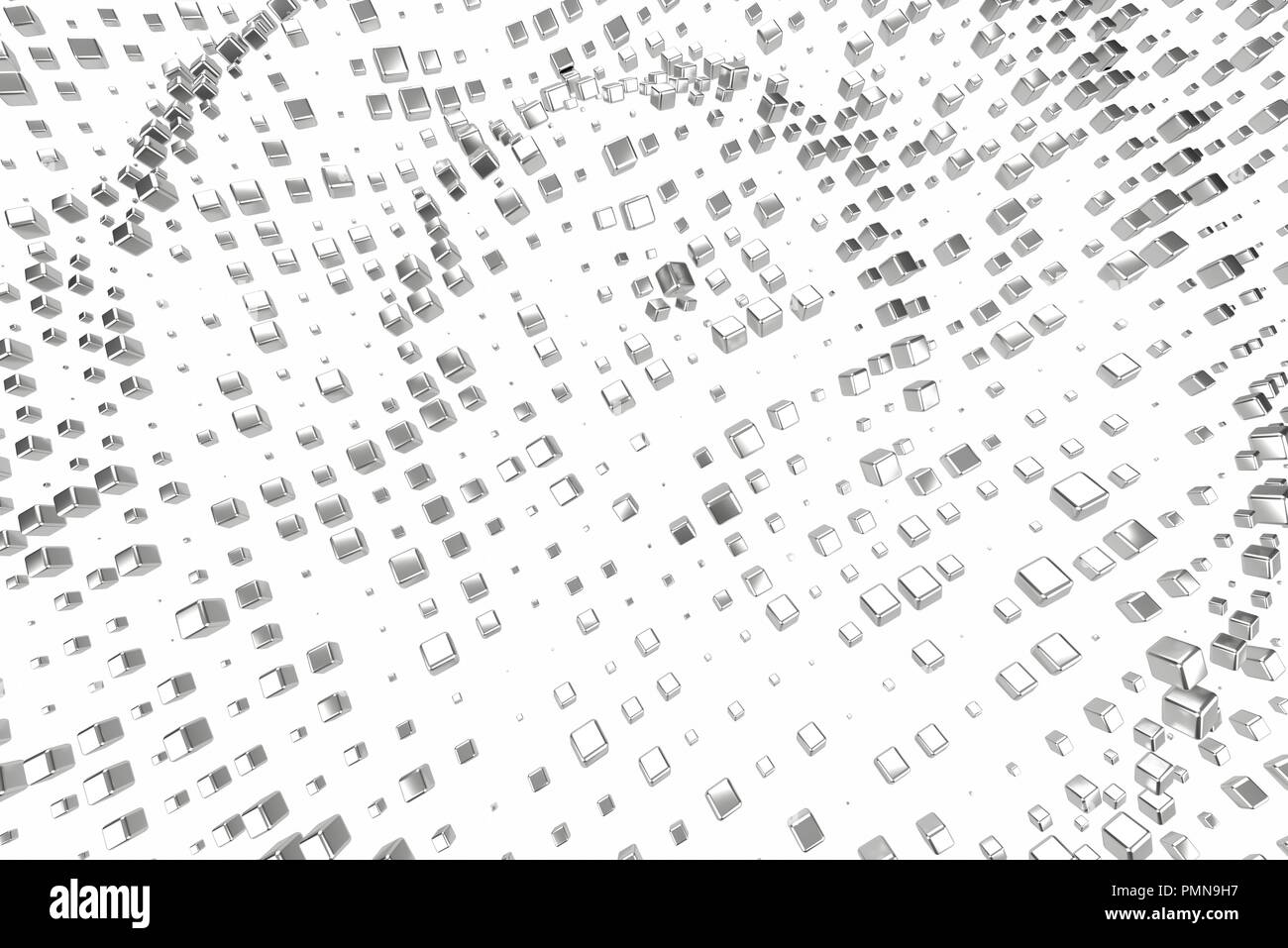 Gold square blocks abstract background Black and White Stock Photos ...