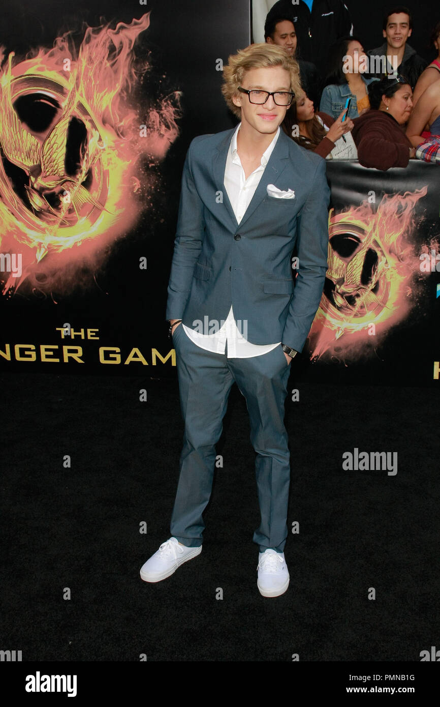 Cody Simpson at the Premiere of Lionsgate's "The Hunger Games ...