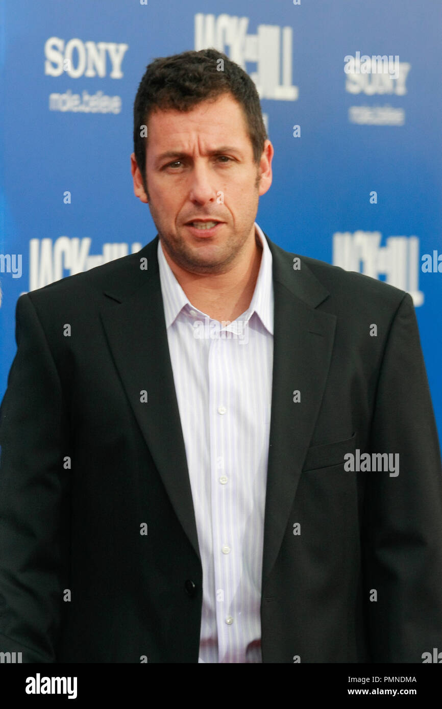 Adam Sandler at the Premiere of Columbia Pictures' "Jack and Jill ...