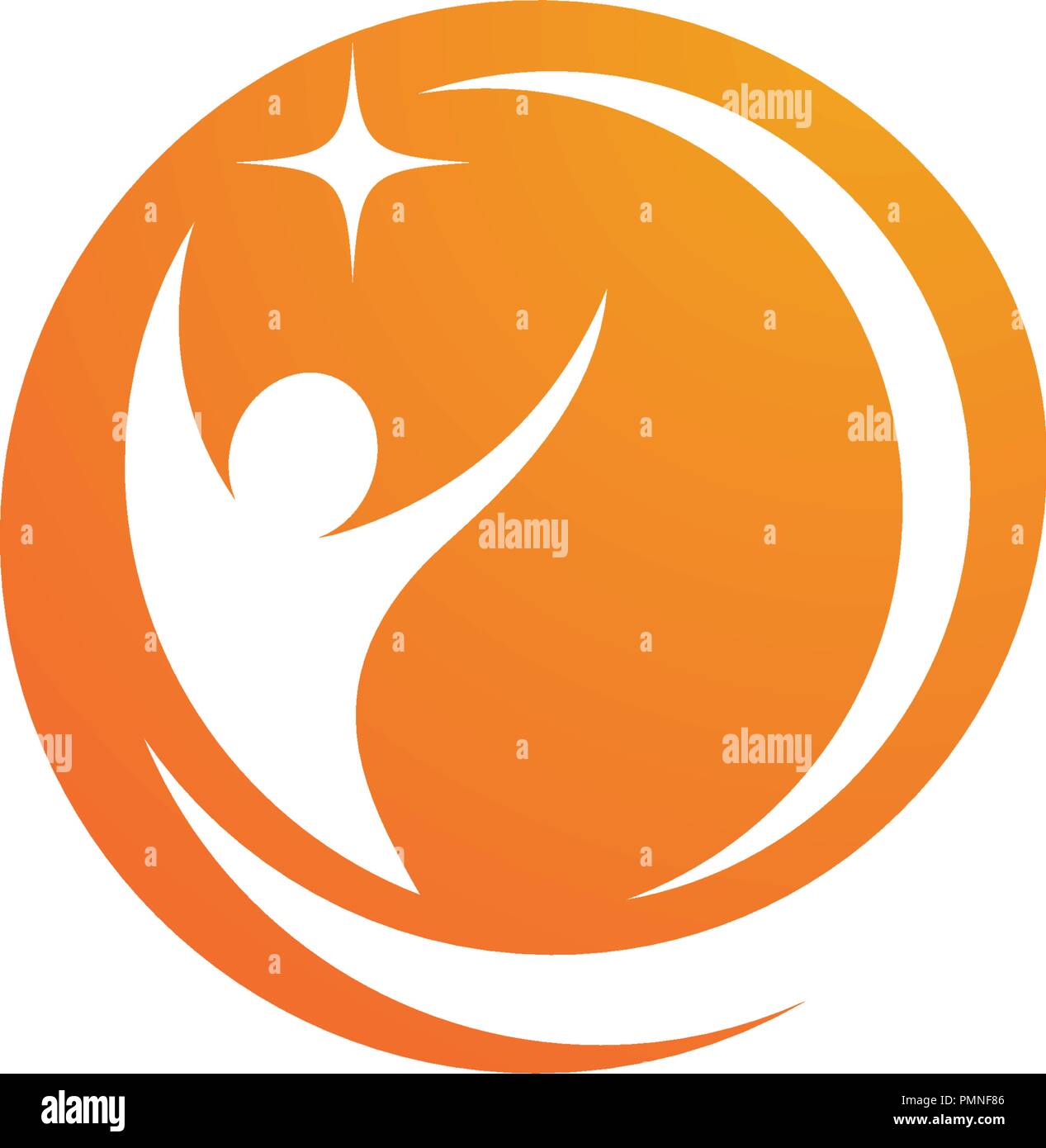 Human character logo sign illustration vector design Stock Vector Image ...