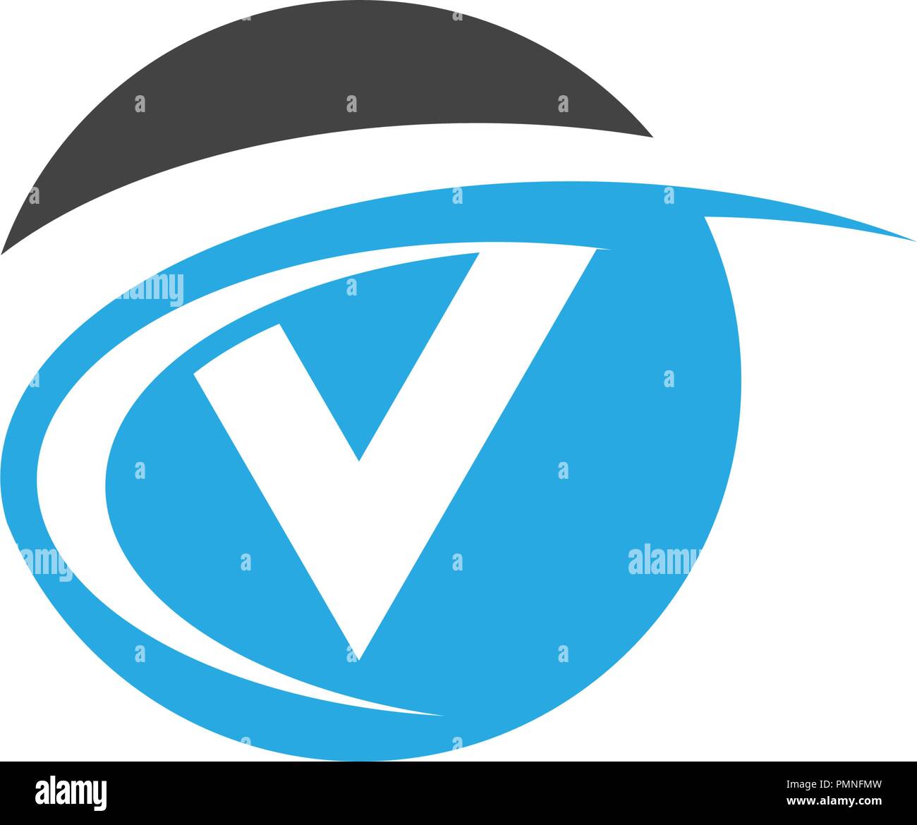 V Letter Logo Template vector icon illustration Stock Vector Image ...