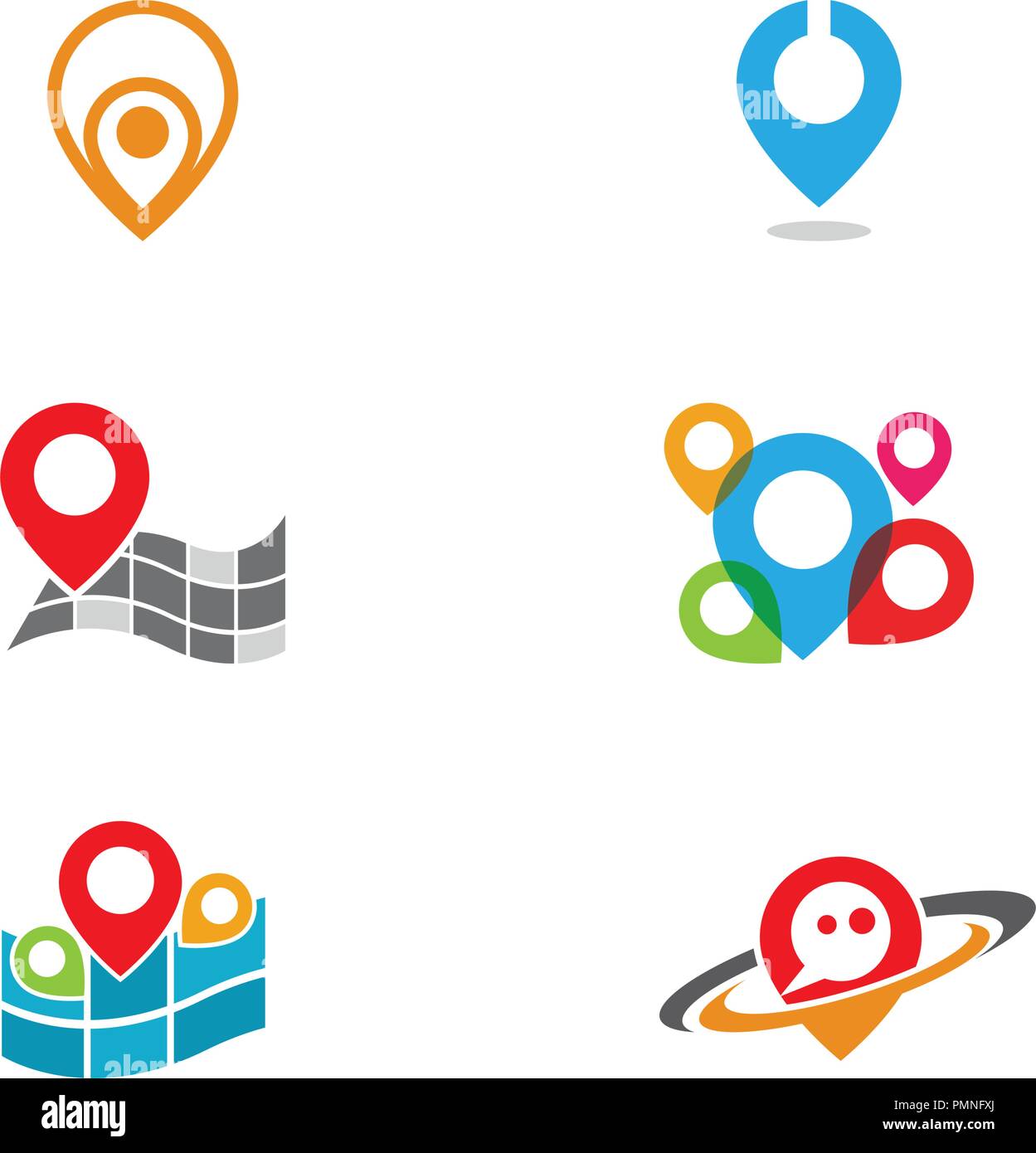 Mark location Stock Vector Images - Alamy