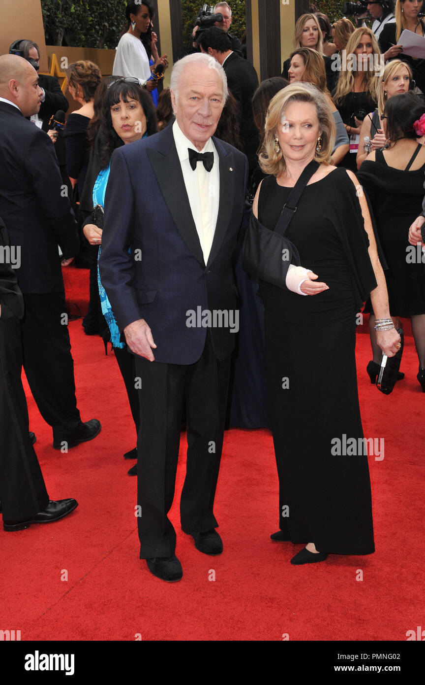 Christopher Plummer & wife at the 69th Golden Globe Awards at the ...