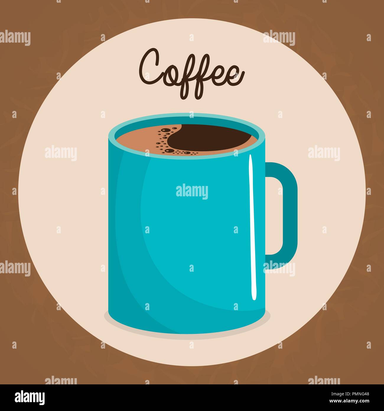 delicious coffee cup drink vector illustration design Stock Vector ...