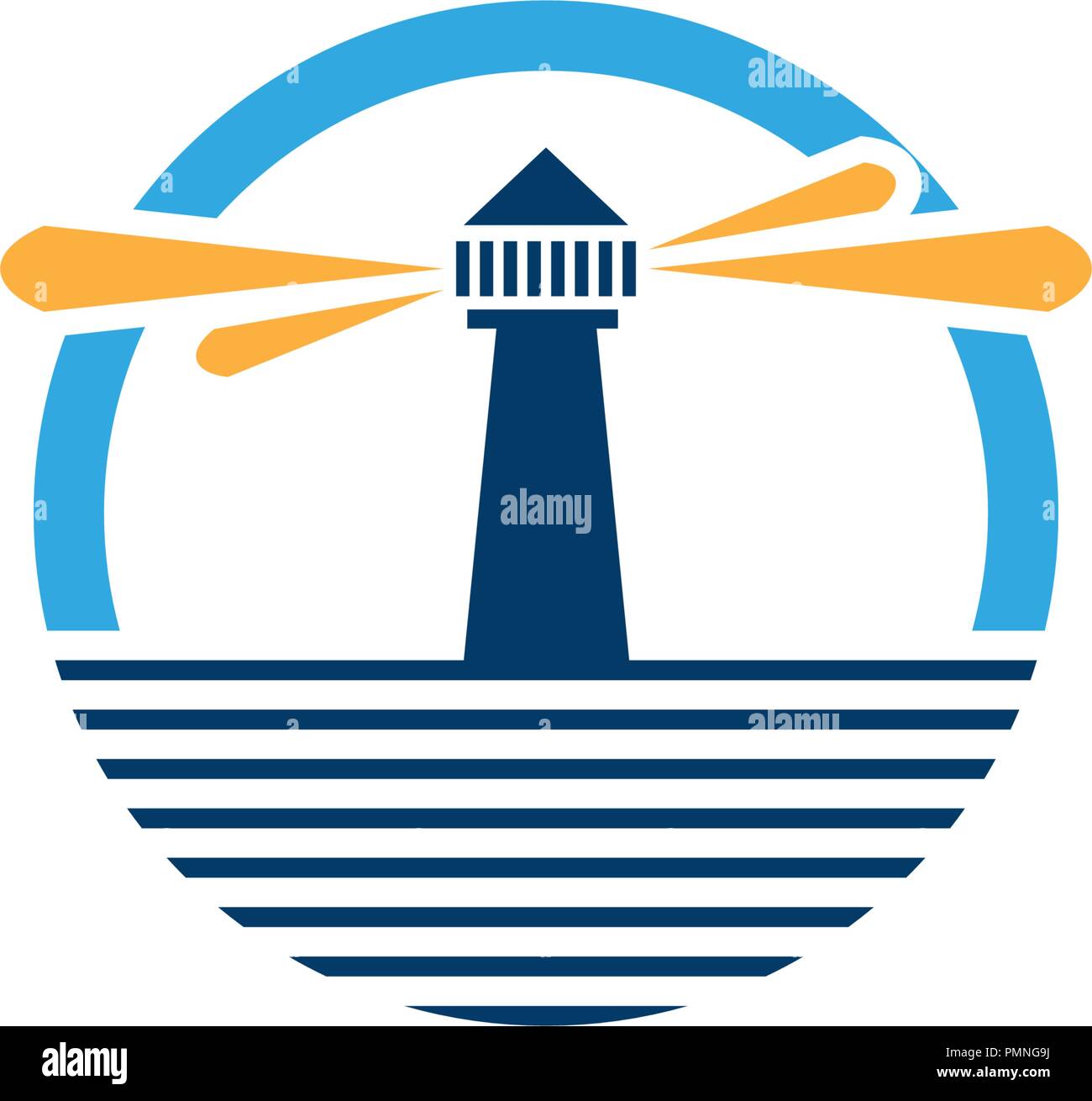 Light House Logo Template icon vector illustration Stock Vector Image ...