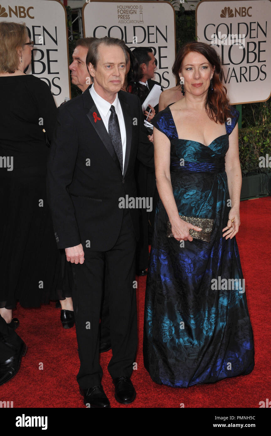 Steve Buscemi & wife at the 69th Golden Globe Awards at the Beverly ...