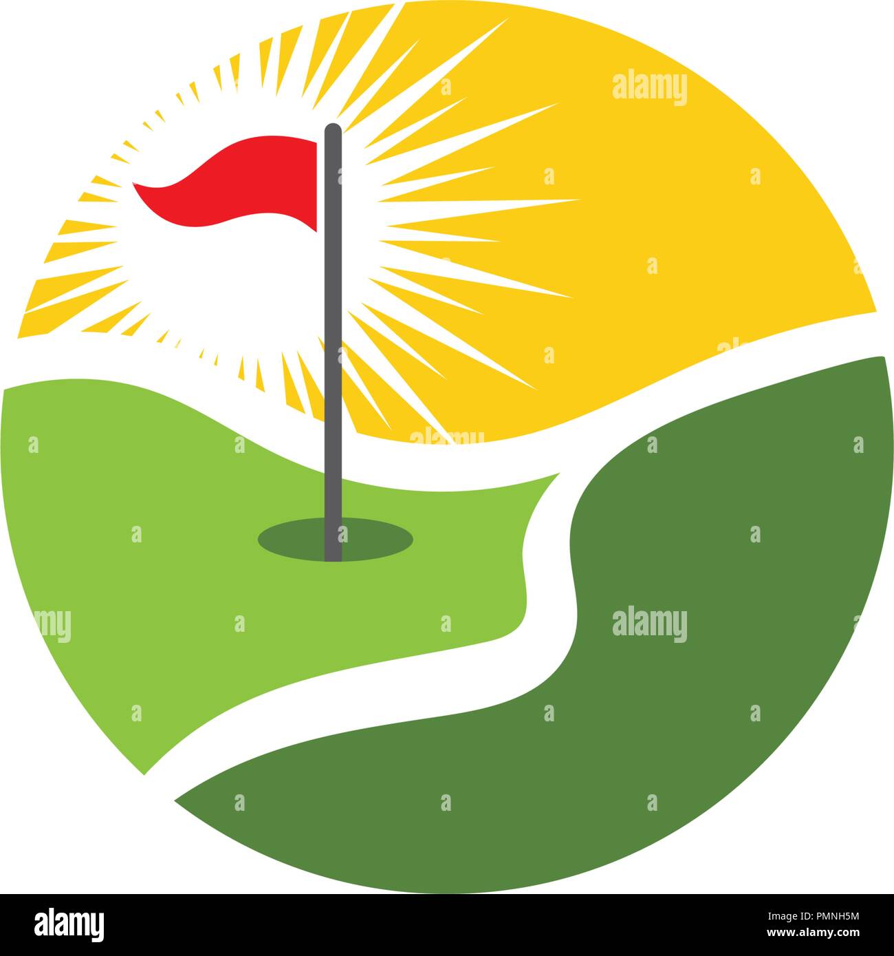 Golf Logo Template vector illustration icon design Stock Vector Image ...
