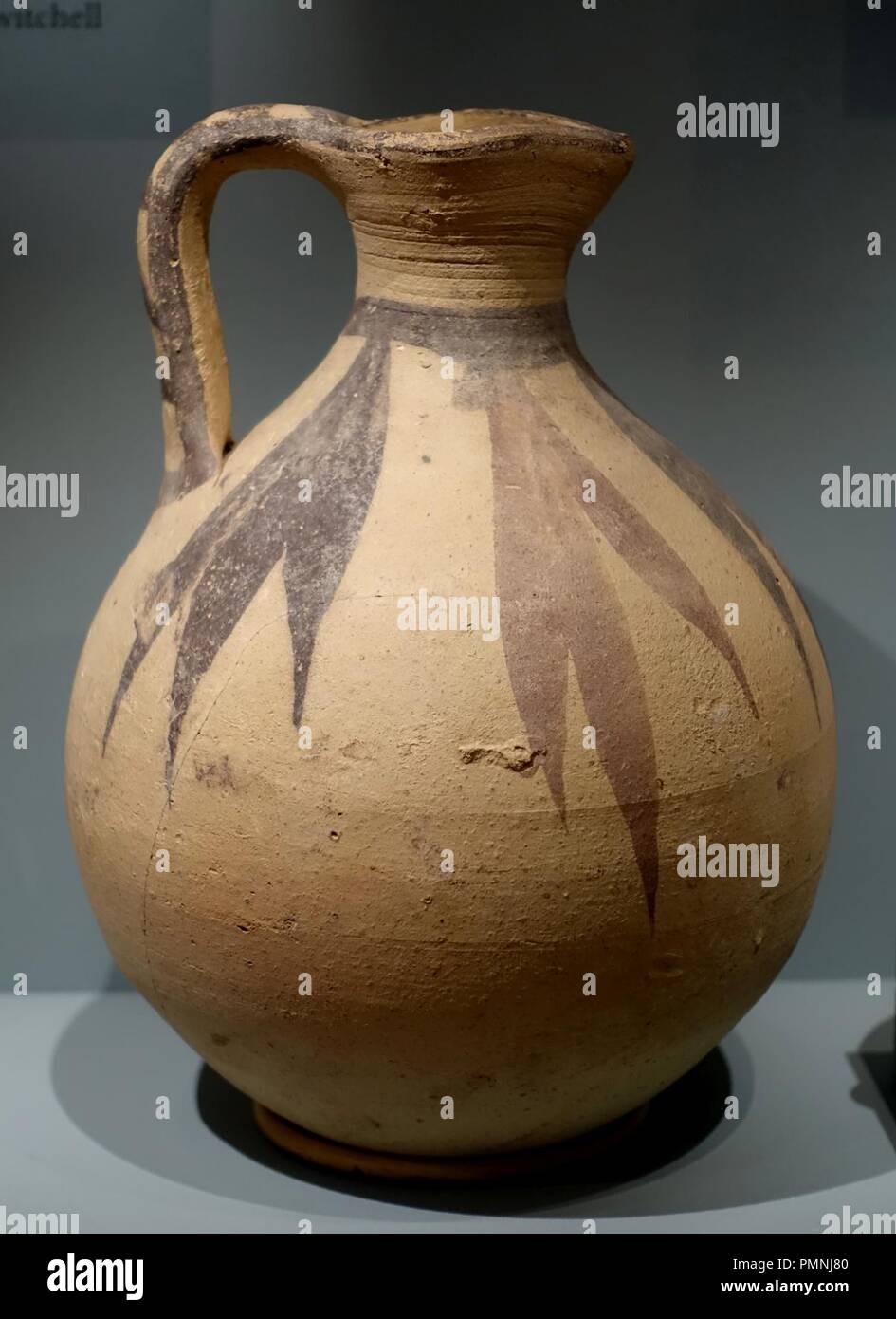 Bichrome jug, Cypriot, Cypro-Archaic I, c. 750-600 BC, terracotta ...