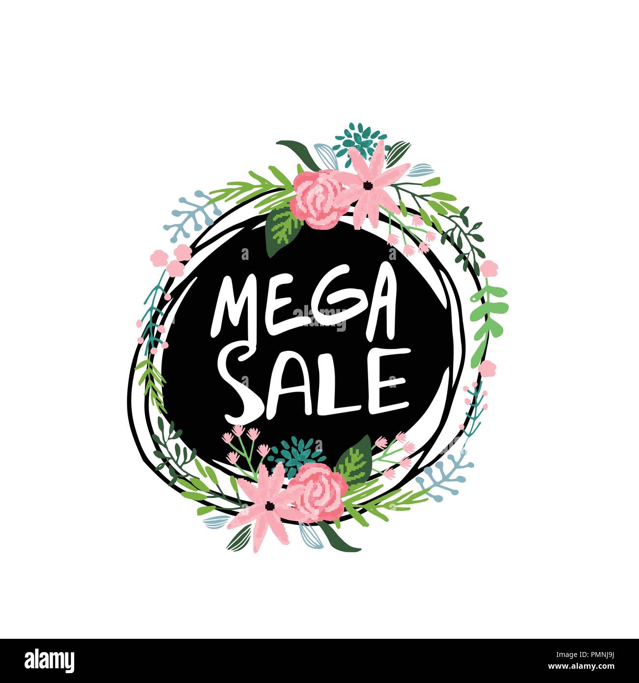 Sale. Hand drawn word tag Stock Vector Image & Art - Alamy