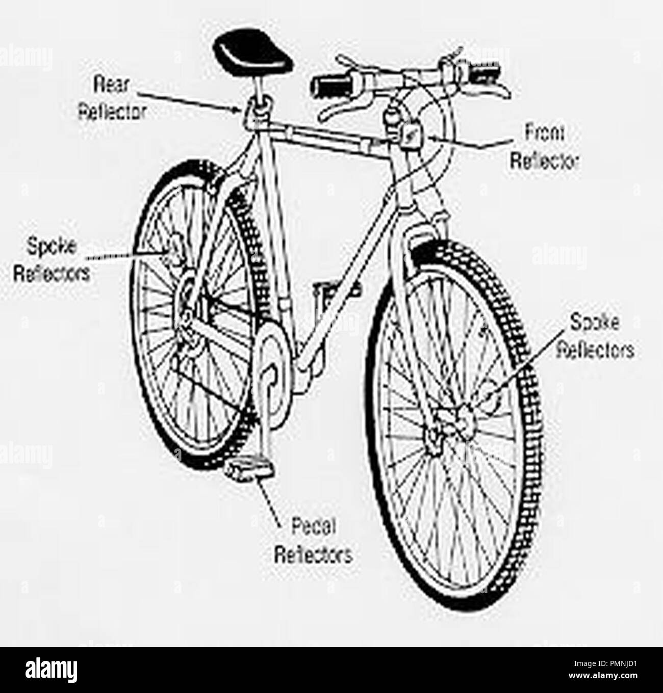 Bicycle diagram Black and White Stock Photos & Images - Alamy