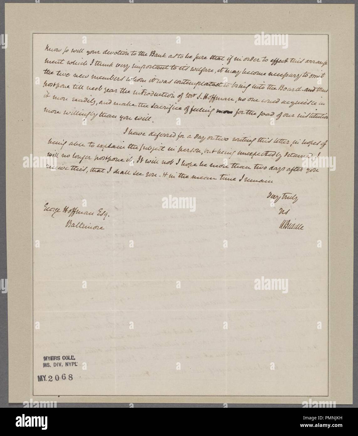 Biddle george washington hi-res stock photography and images - Alamy