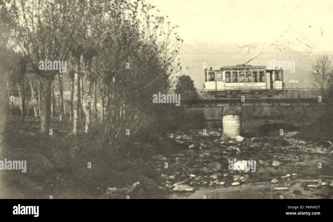 Biella-Mongrando railway bridge on Ingagna Stock Photo - Alamy