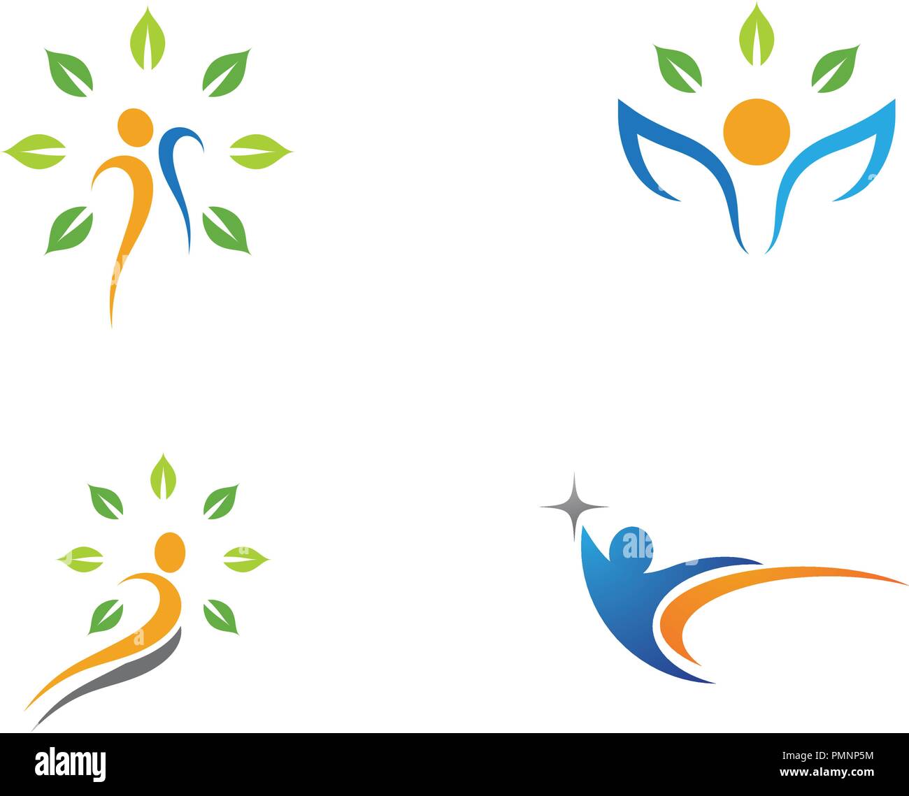 Human character logo sign illustration vector design Stock Vector Image ...